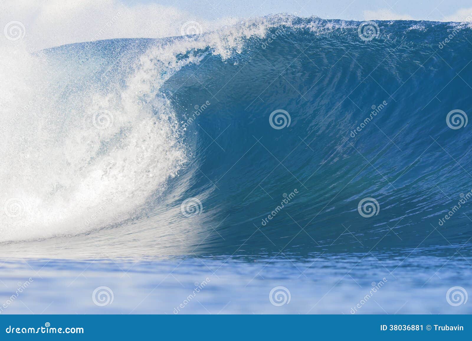Perfect wave stock image. Image of indonesia, blue, wave - 38036881