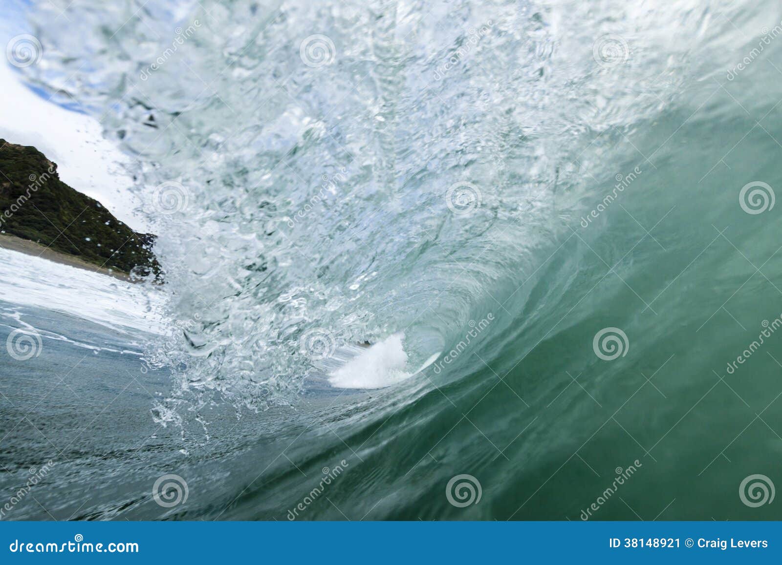 Perfect wave stock image. Image of blue, power, wave - 38148921