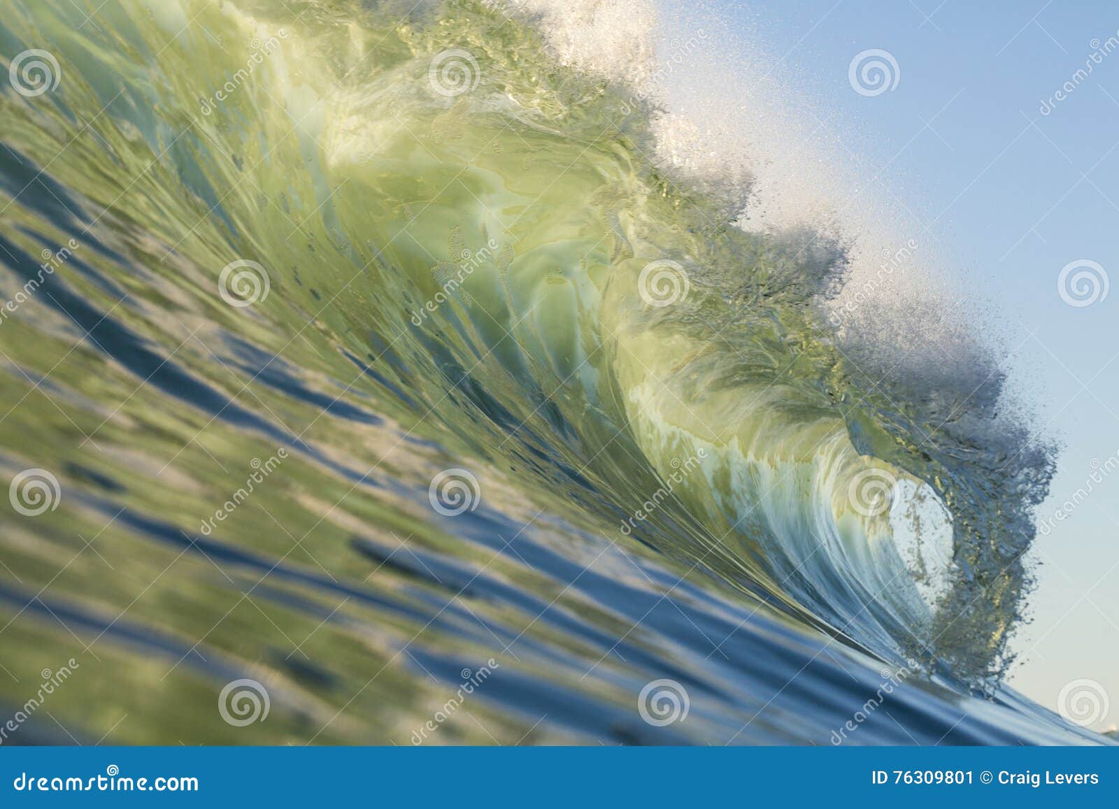 The perfect wave stock image. Image of ocean, wave, surf - 76309801