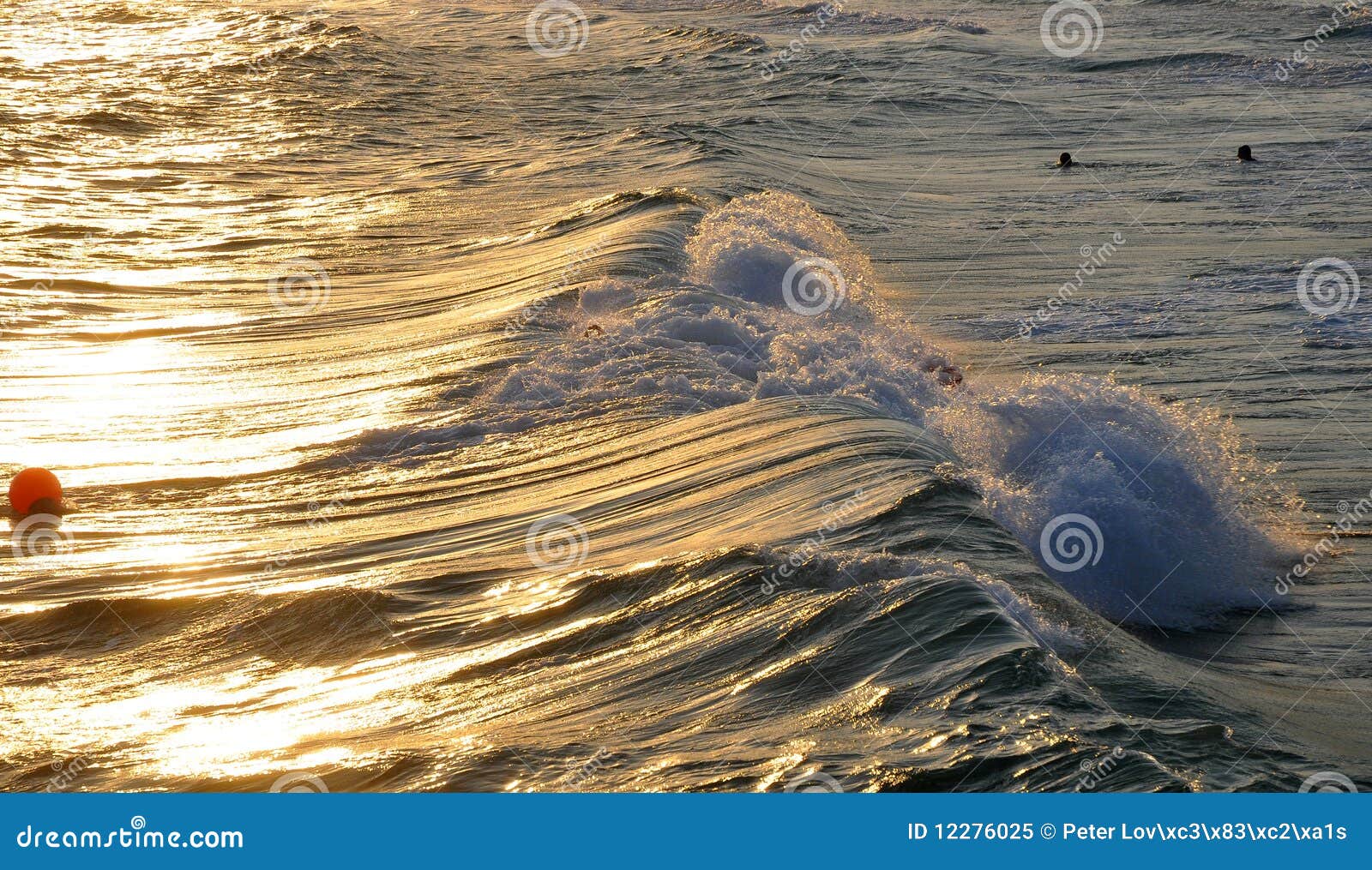 Perfect wave in sunset stock image. Image of power, nature - 12276025
