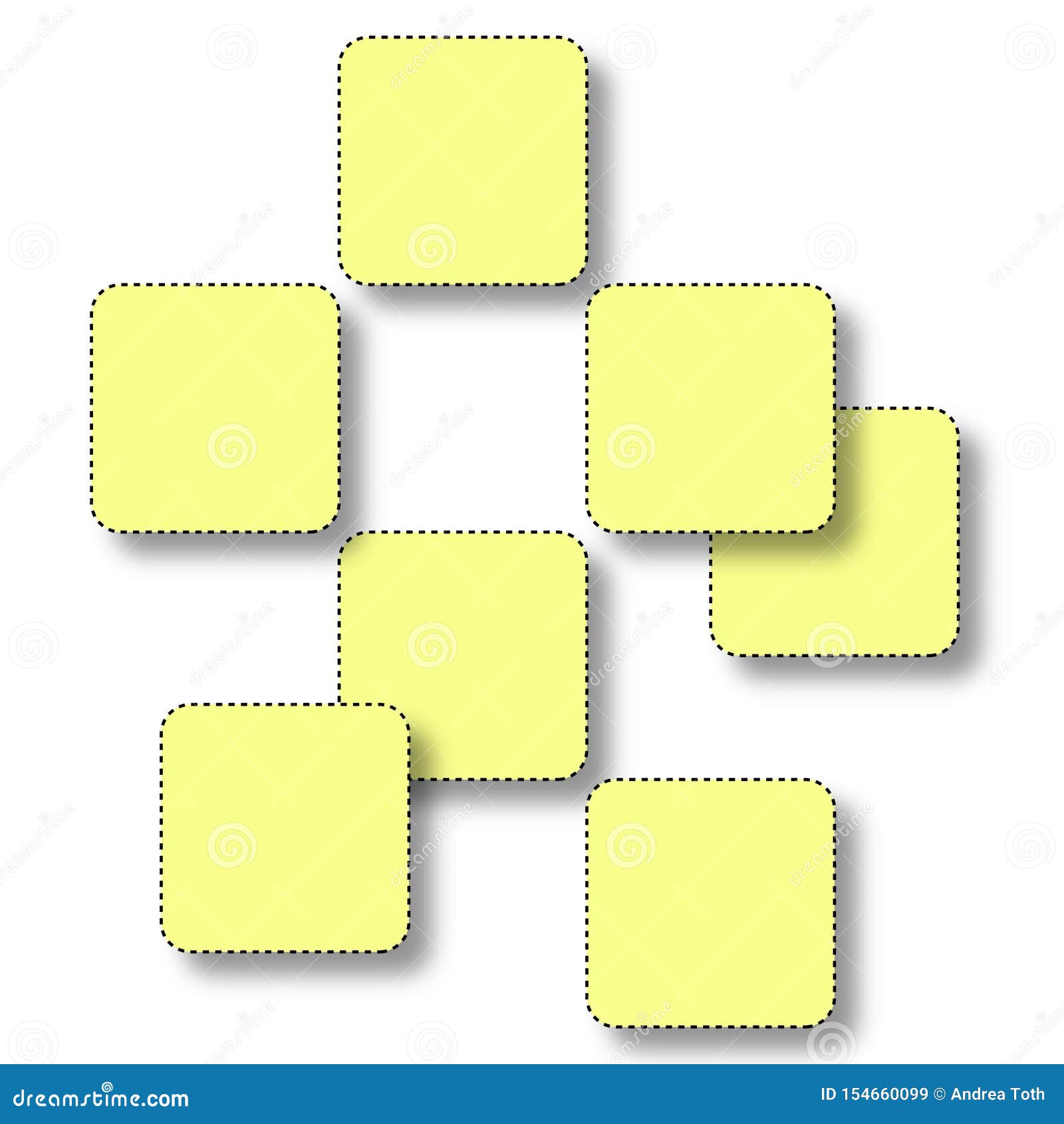 Square Pattern with Pastel Colors. Web Banner Template Illustration in ...