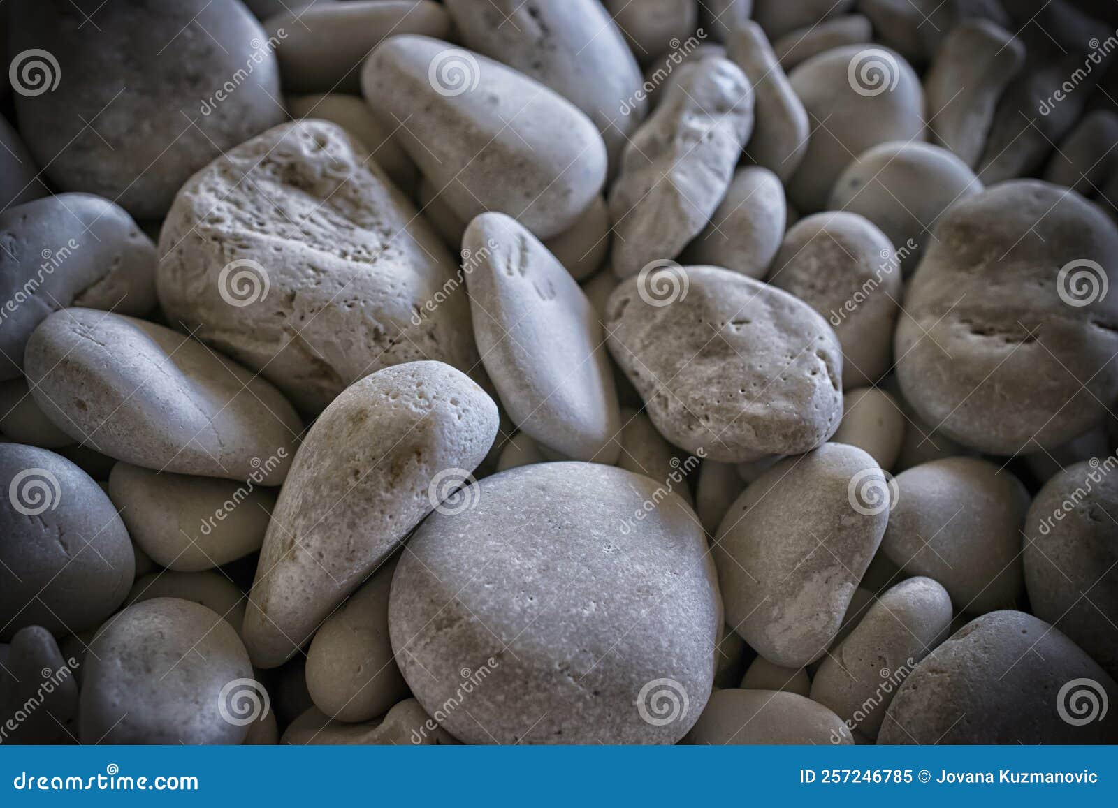Perfect white pebbles stock image. Image of cobbles - 257246785