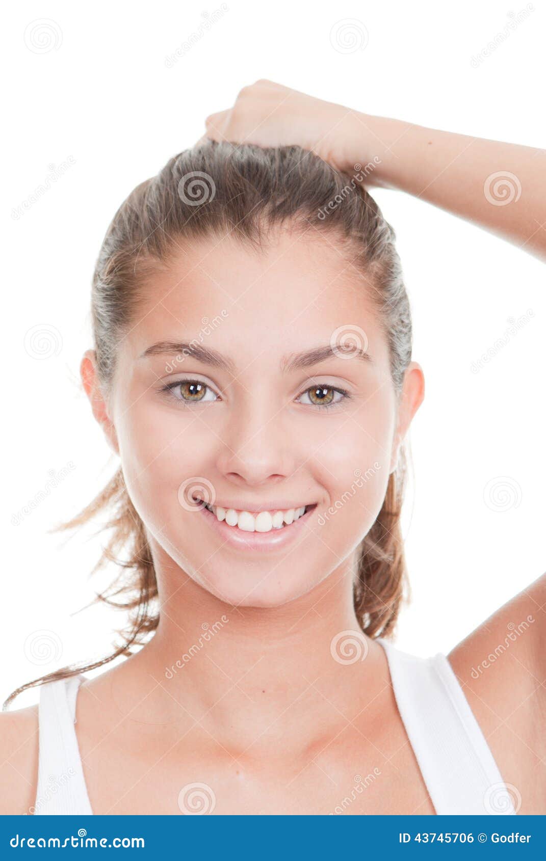 Perfect White Straight Teeth Stock Photo - Image of teeth, smiles: 43745706