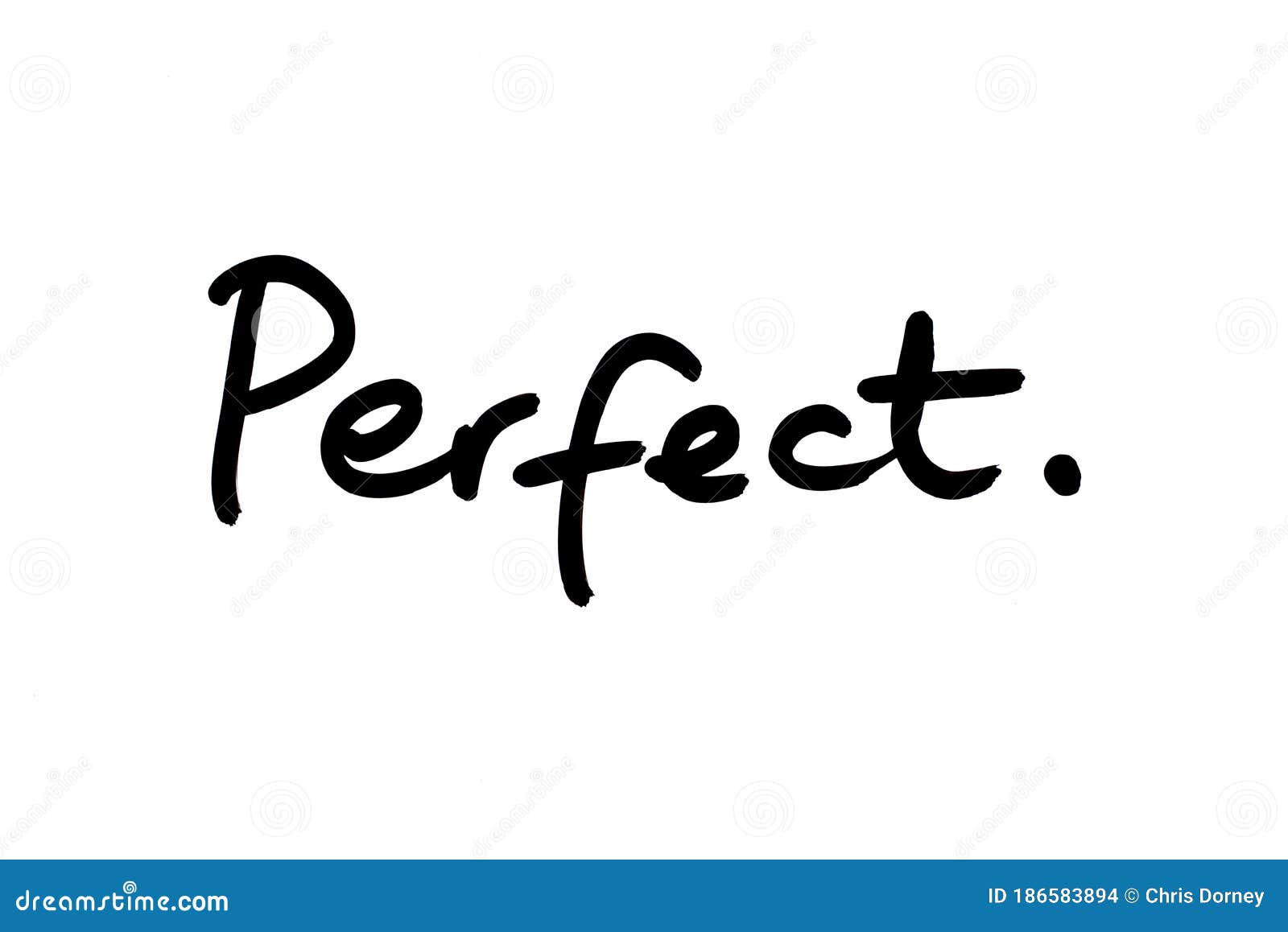 Perfect stock illustration. Illustration of perfect - 186583894
