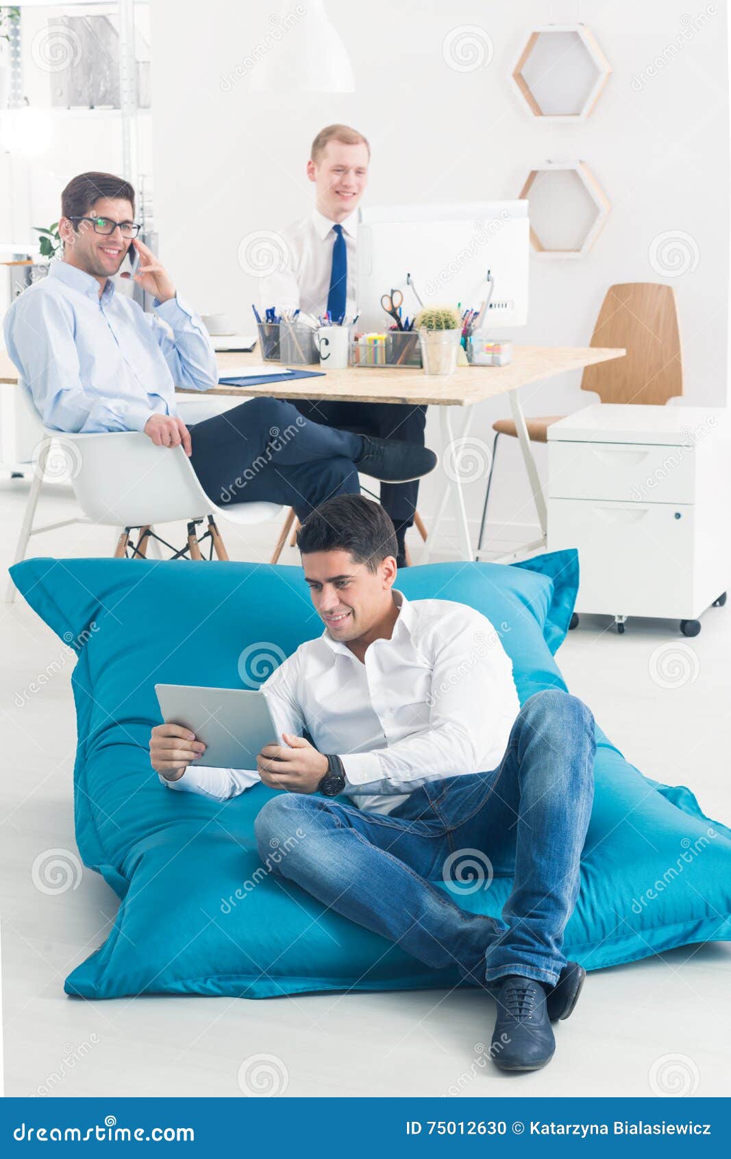 Perfect work environment stock photo. Image of design - 75012630
