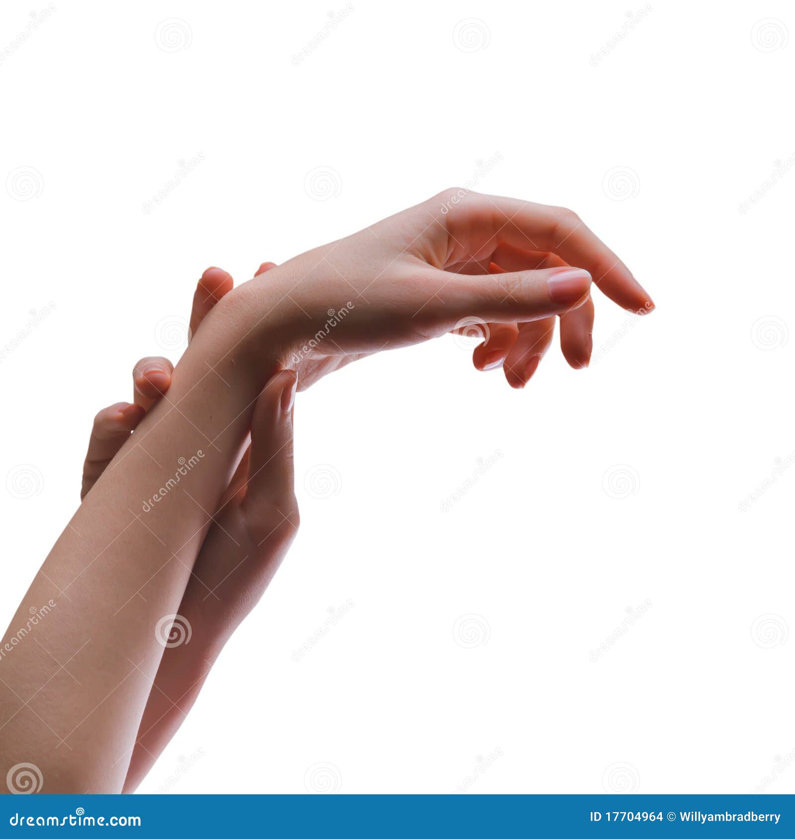 Perfecte Handen Die De Impuls Voelen Stock Foto - Image of verwennen ...