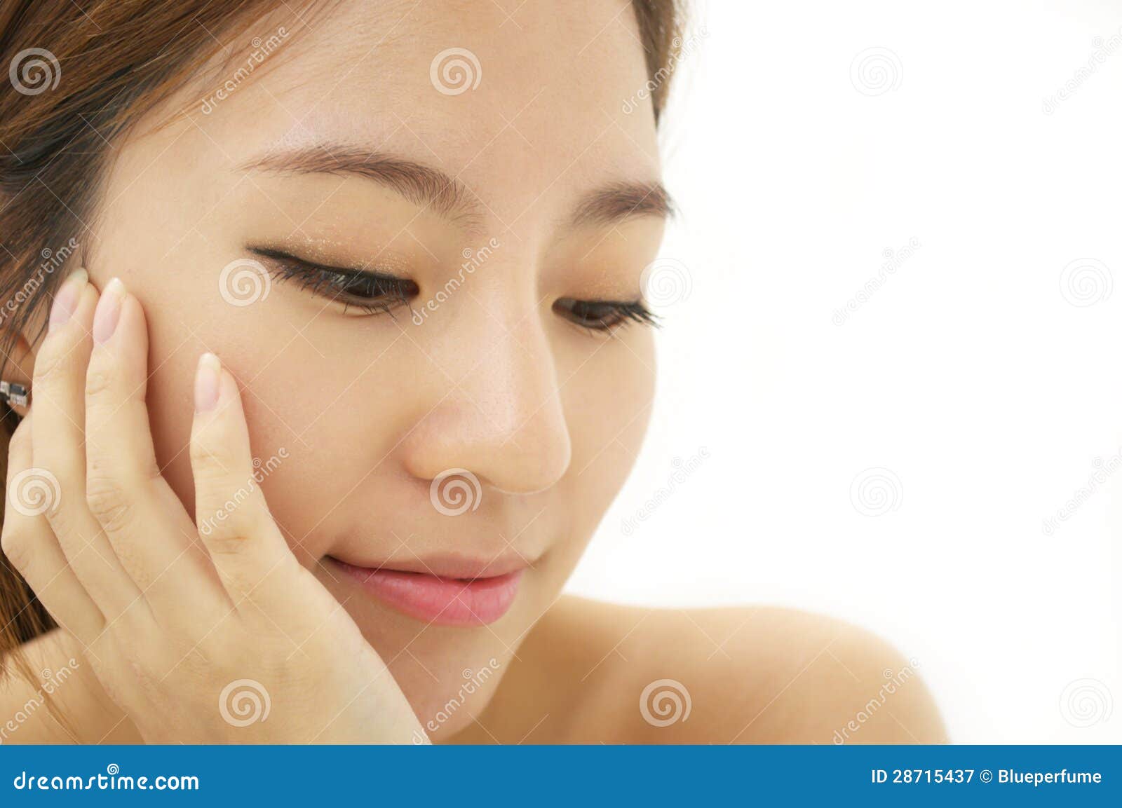 Perfection stock image. Image of human, makeup, cheerful - 28715437