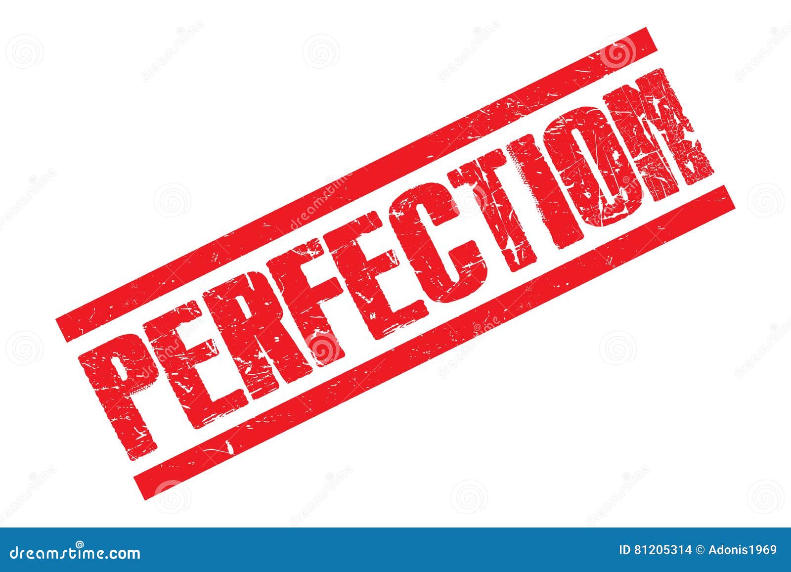 Perfection stamp stock vector. Illustration of perfect - 81205314