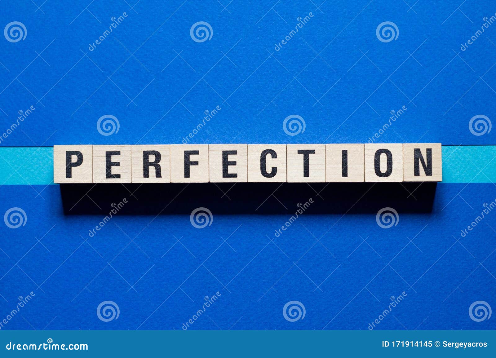 Perfection Word Concept on Cubes Stock Image - Image of excellence ...
