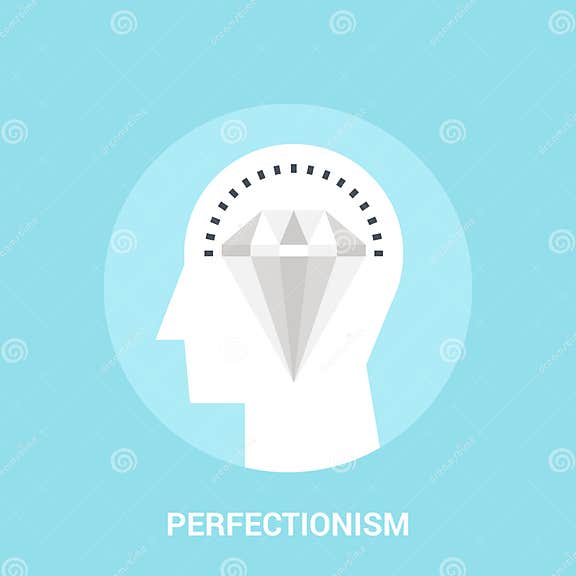 Perfectionism icon concept stock vector. Illustration of communication ...