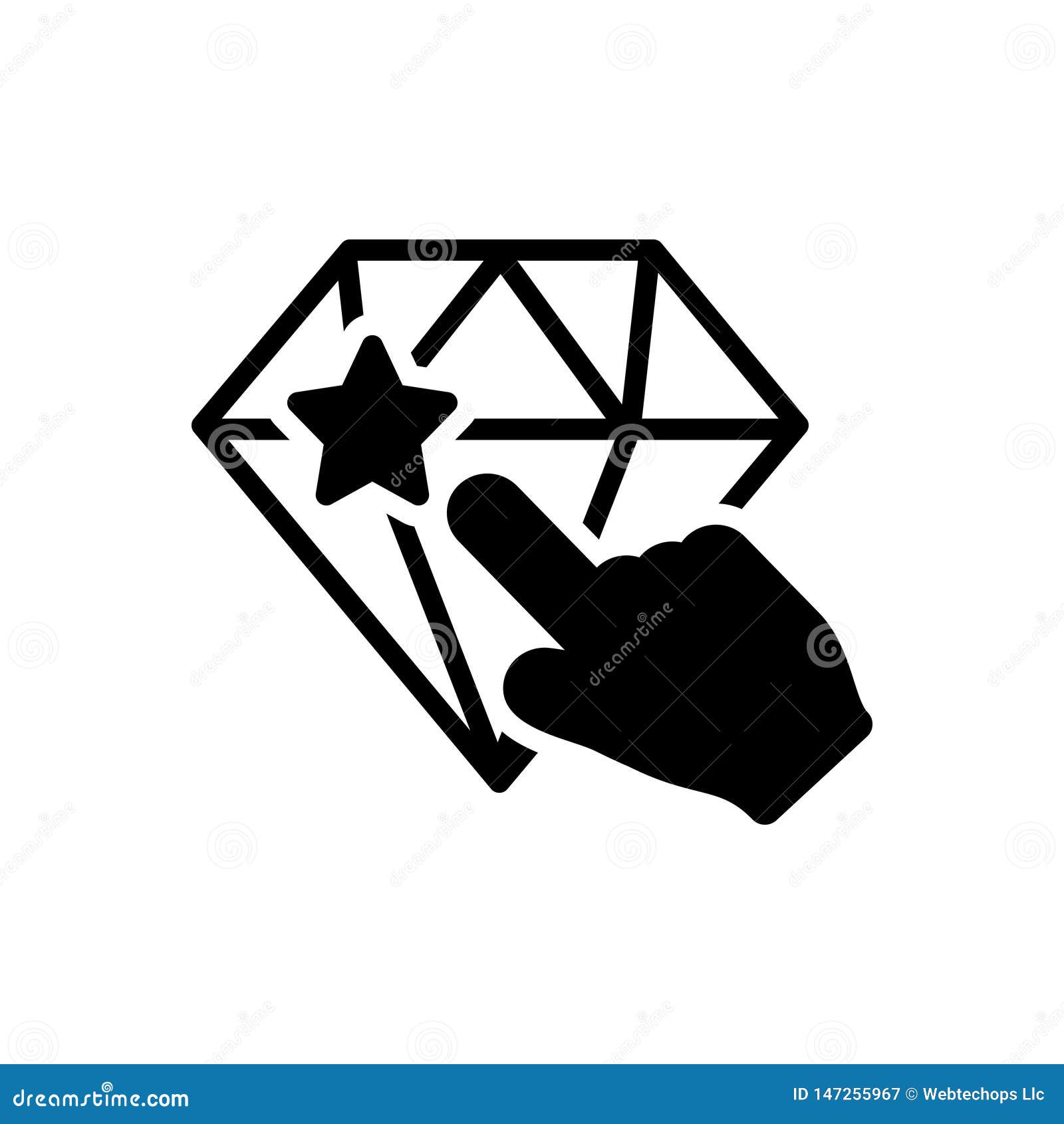 Black Solid Icon for Perfectionist, Carve and Excision Stock Vector ...