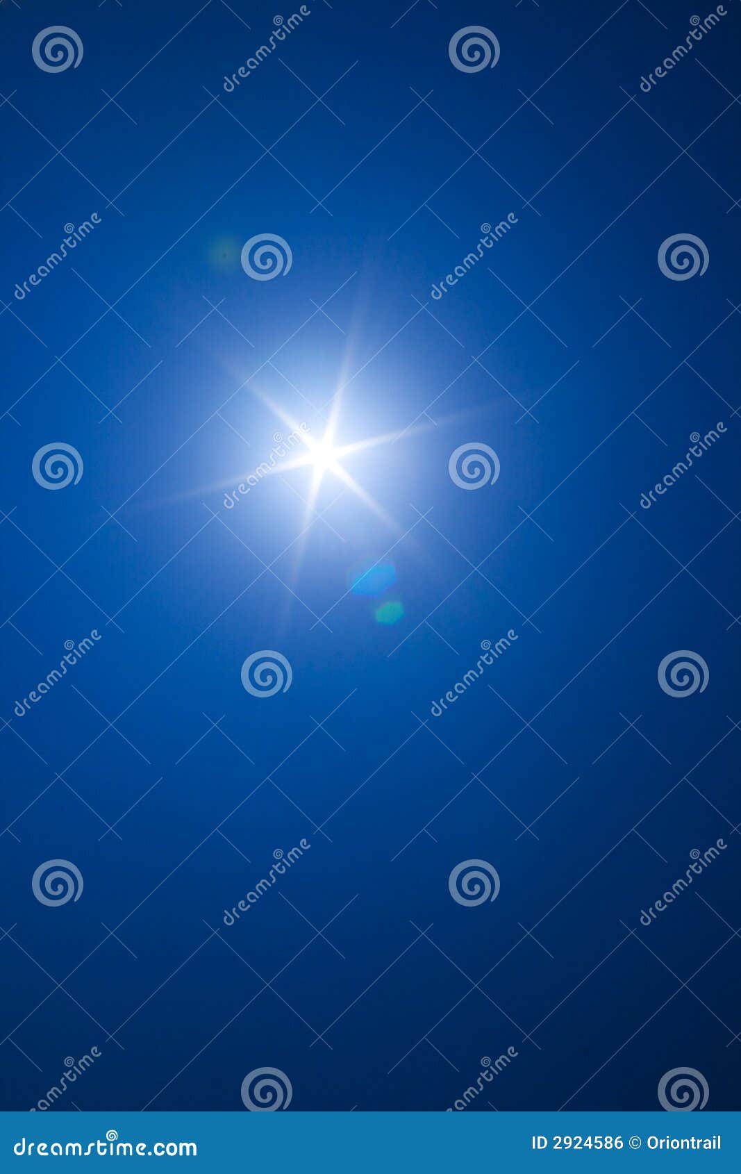Perfectly clear sky stock photo. Image of ozone, center - 2924586