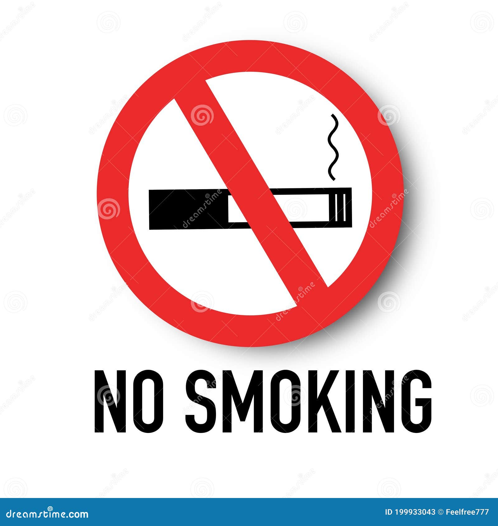 No Smoking Sign Concept Abstract Picture. Business Artwork Vector ...