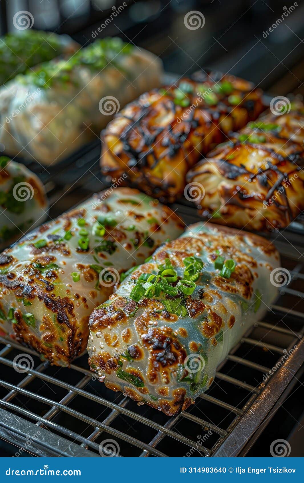 Perfectly Fried Golden Vegetable Spring Rolls, Deliciously Crispy And ...