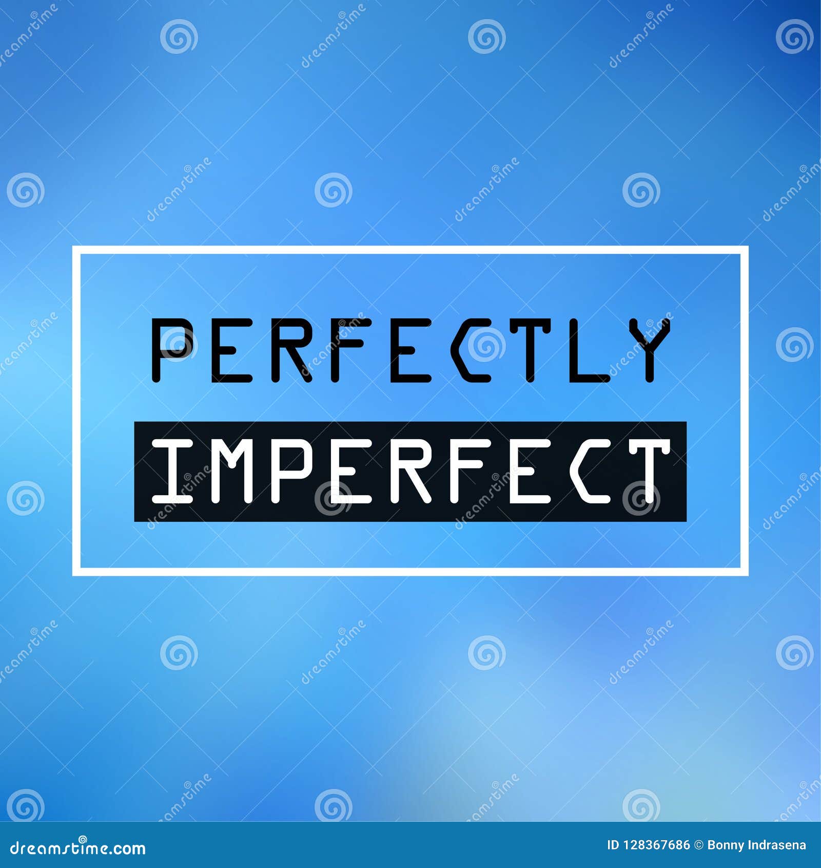 Imperfect - Inspirational Handwritten Modern Calligraphy Lettering Text ...