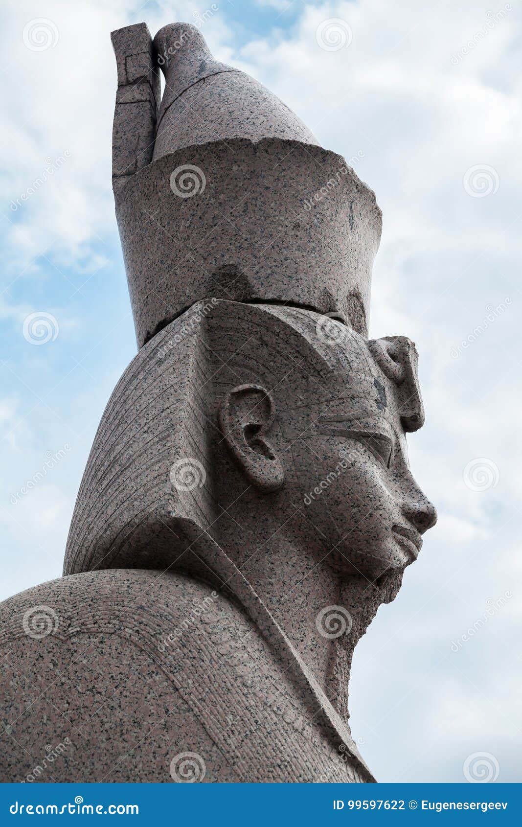 Perfil Da Esfinge Do Granito 2 Antigo Foto de Stock - Imagem de ...