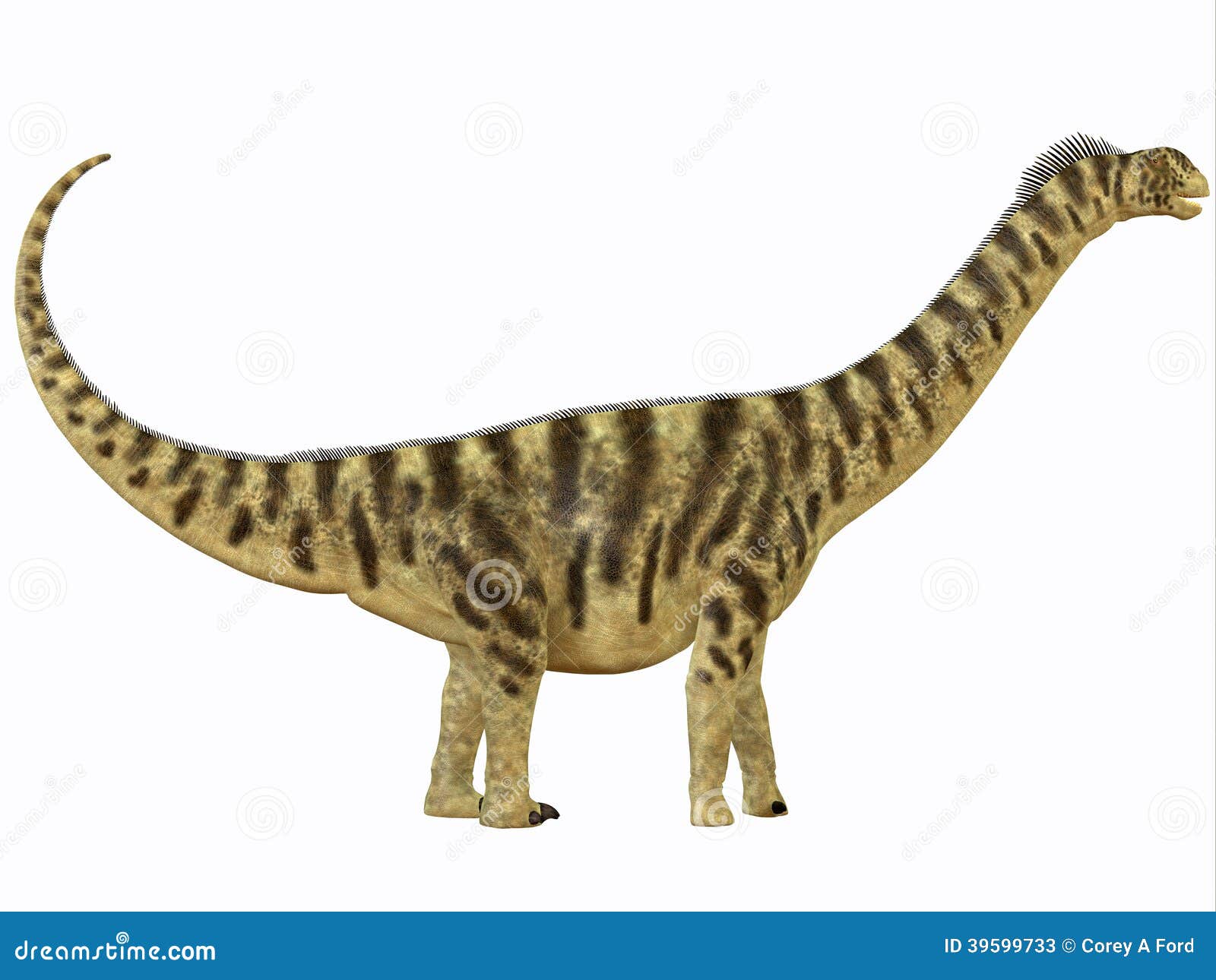 Perfil del Camarasaurus stock de ilustración. Ilustración de sartén ...