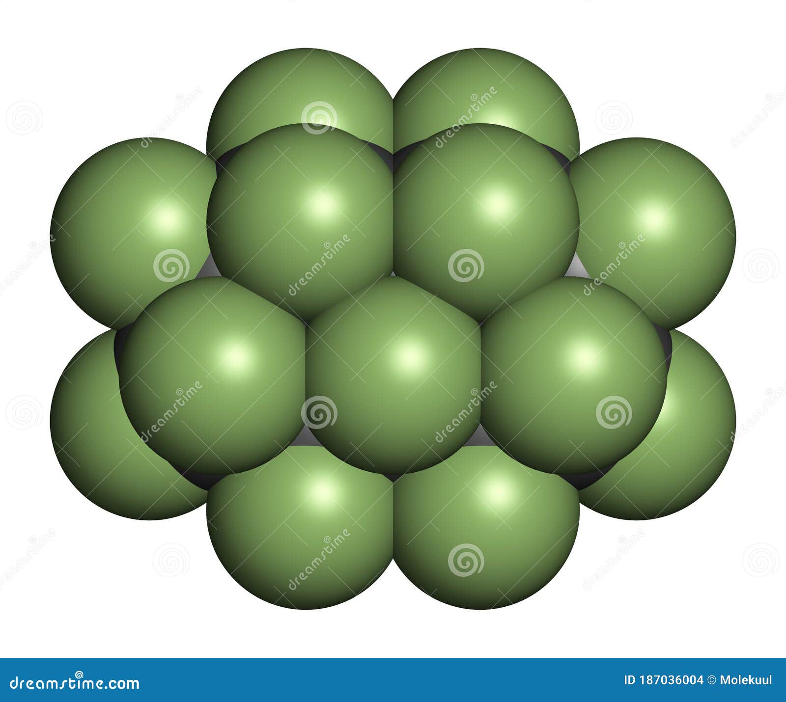 Perfluorodecalin Fluorocarbon Molecule. Used As Component of Artificial ...