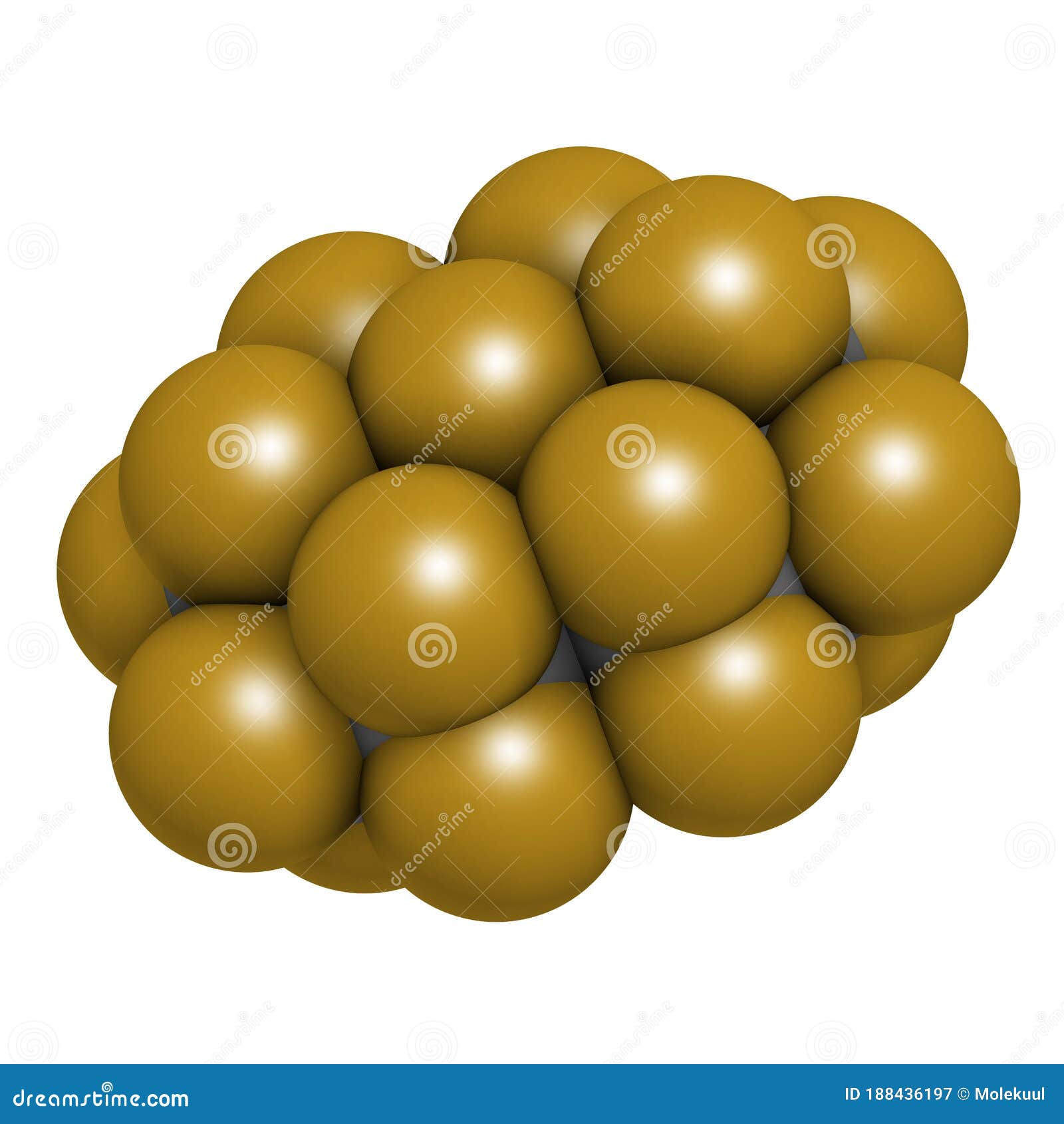 Perfluorodecalin Fluorocarbon Molecule. Used As Component of Artificial ...