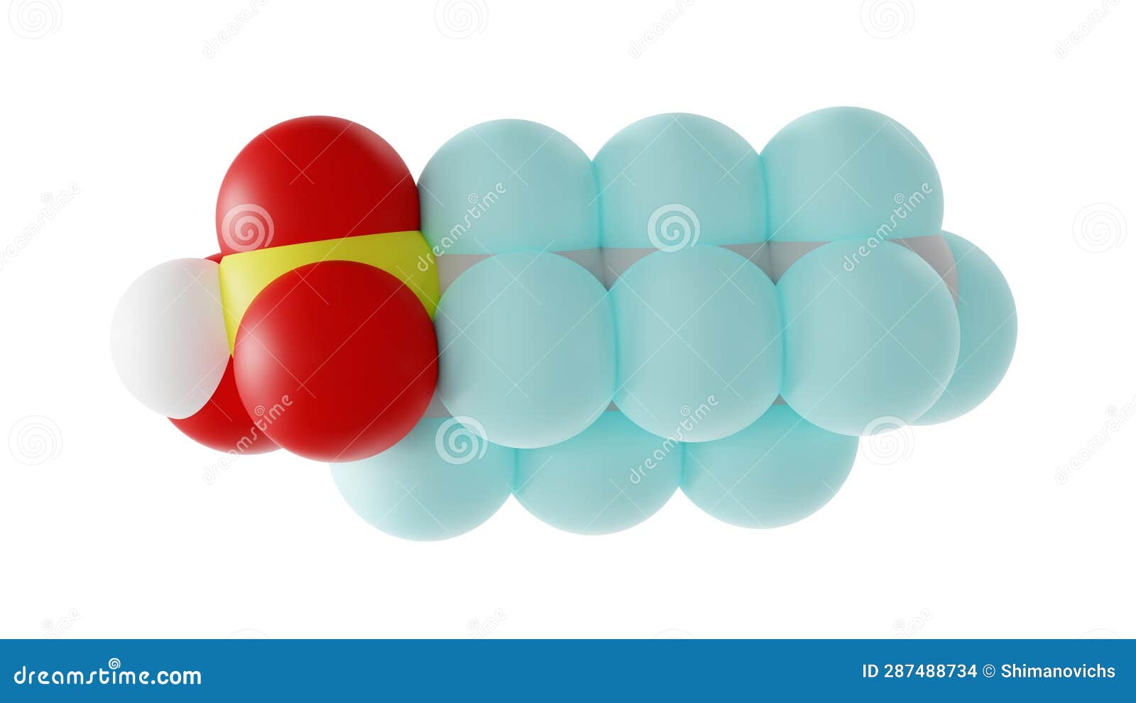Perfluorohexanesulfonic Acid Molecule, Perfluorohexanesulfonate ...