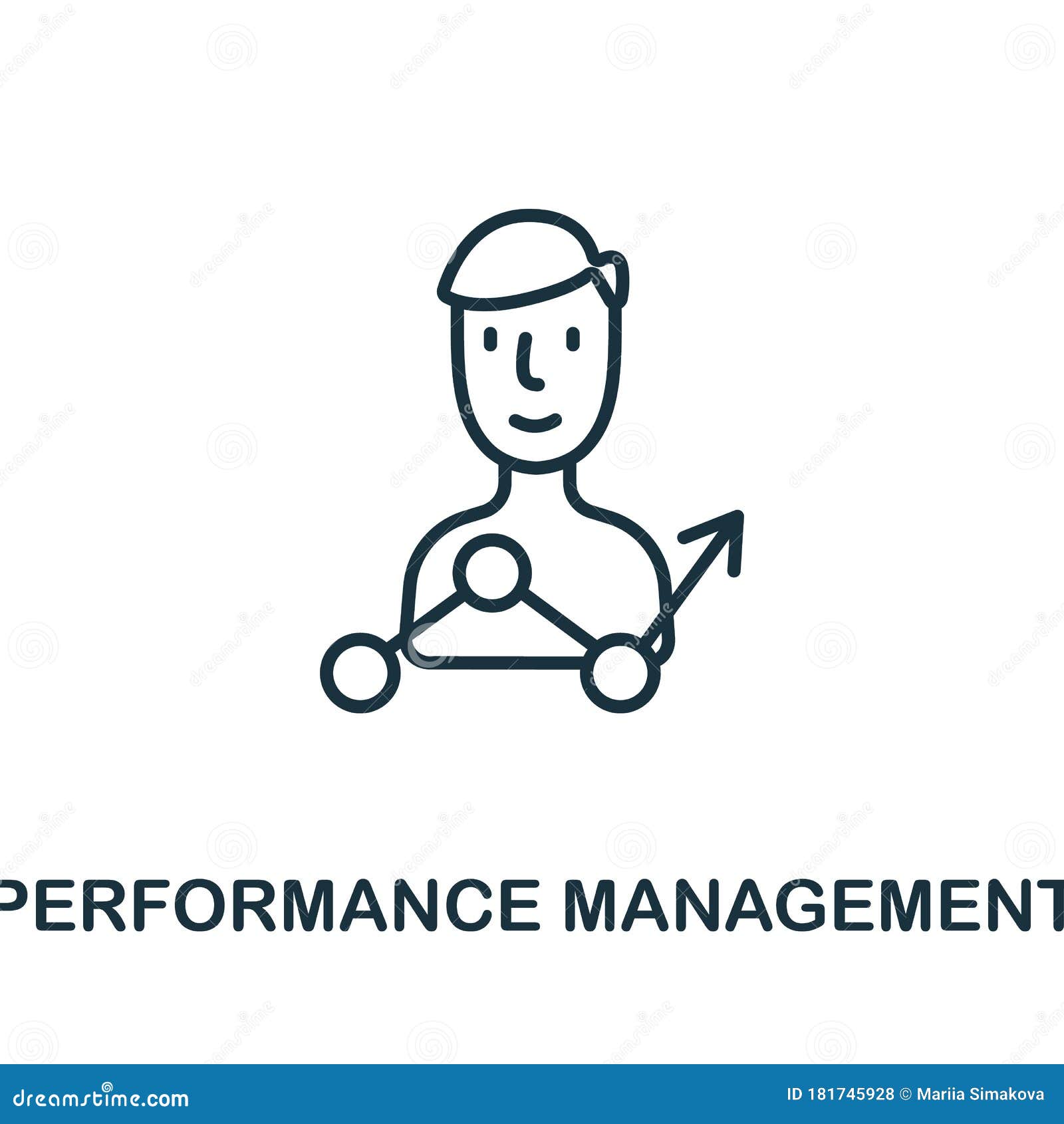 Perfomance Management Linear Icons, Signs, Symbols Vector Line ...