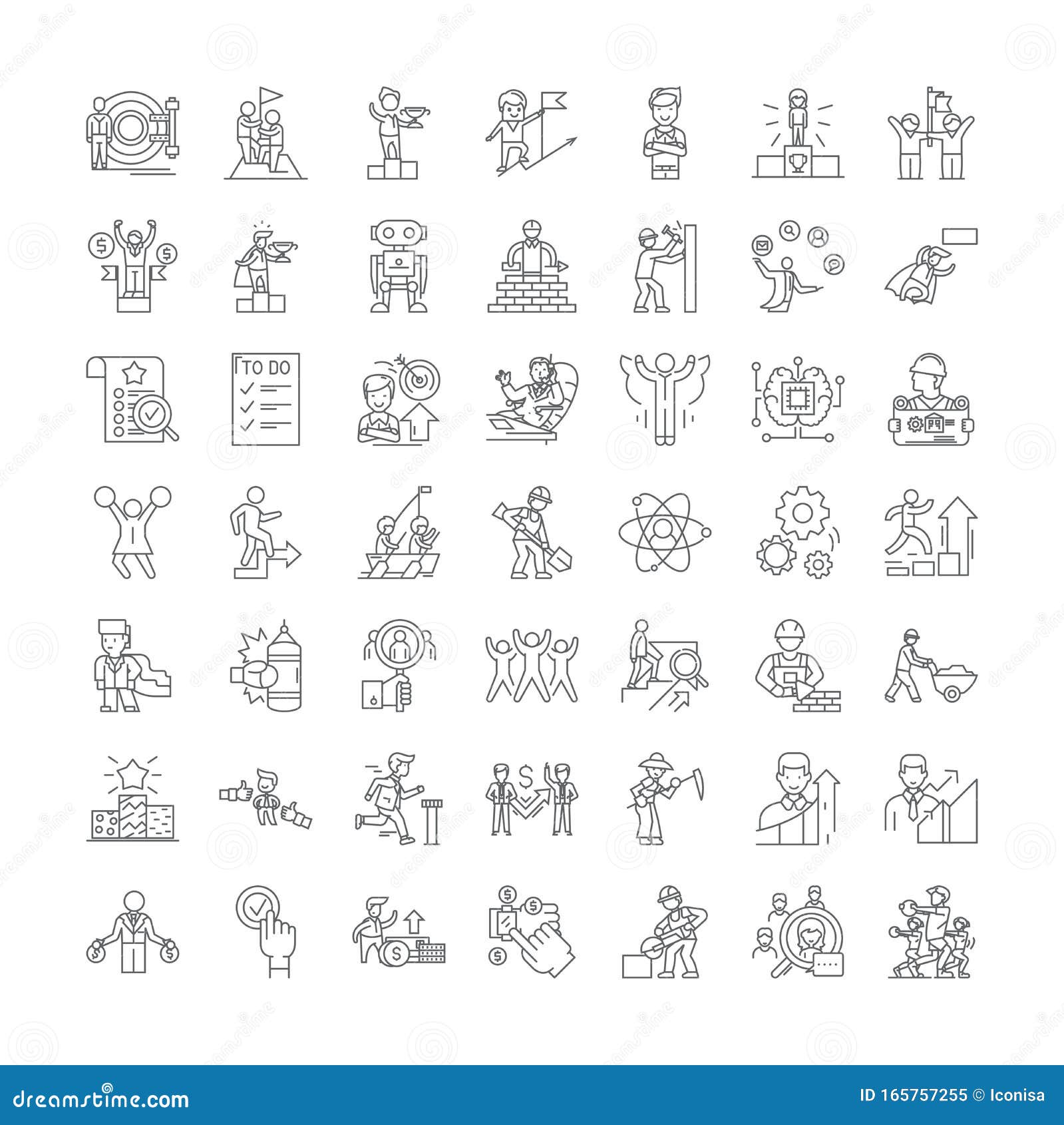 Perfomance Management Linear Icons, Signs, Symbols Vector Line ... Perfomance Management Linear Icons, Signs, Symbols Vector Line ...