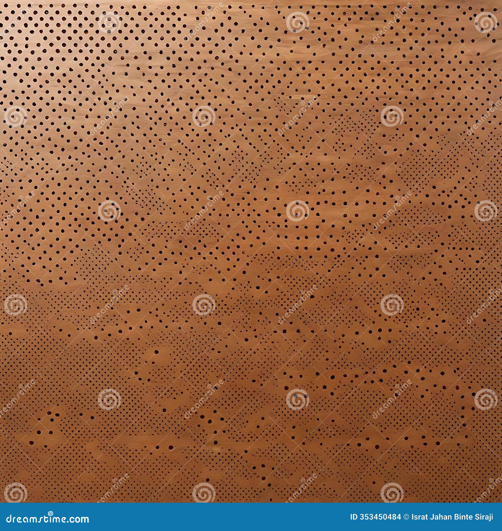 Perforated Board Isolated on a White Background Stock Illustration ...