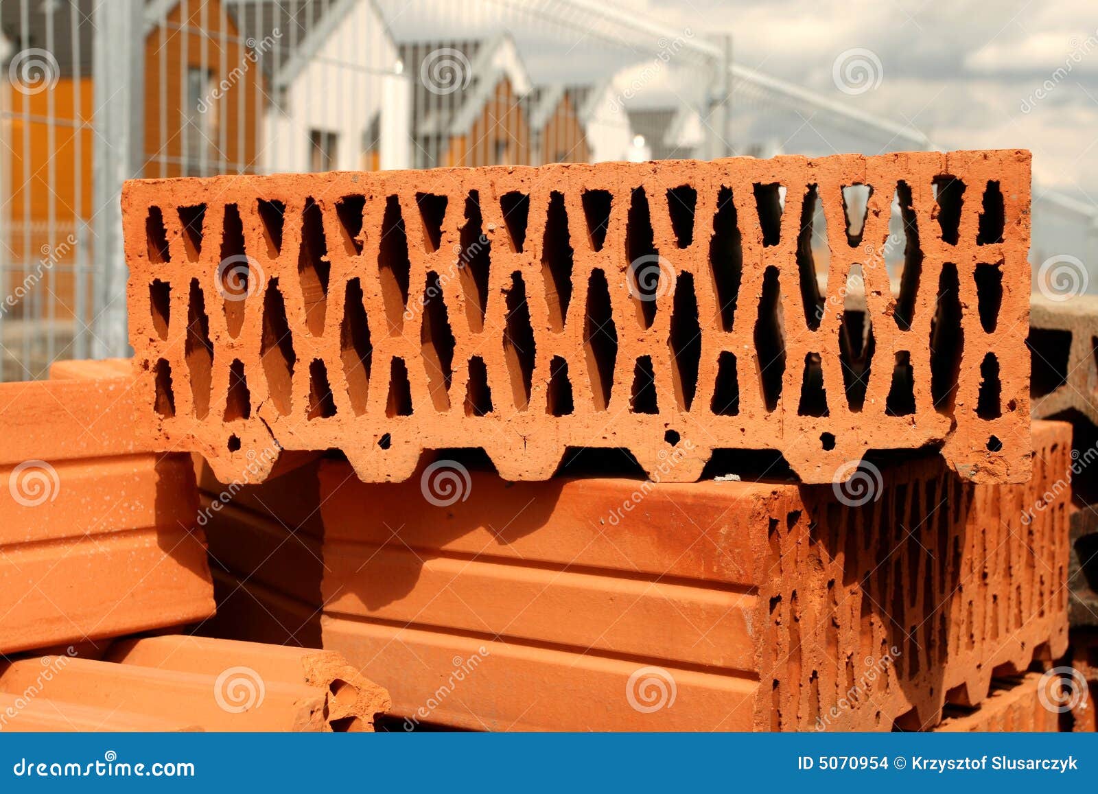 Perforated brick stock photo. Image of housing, bricks - 5070954