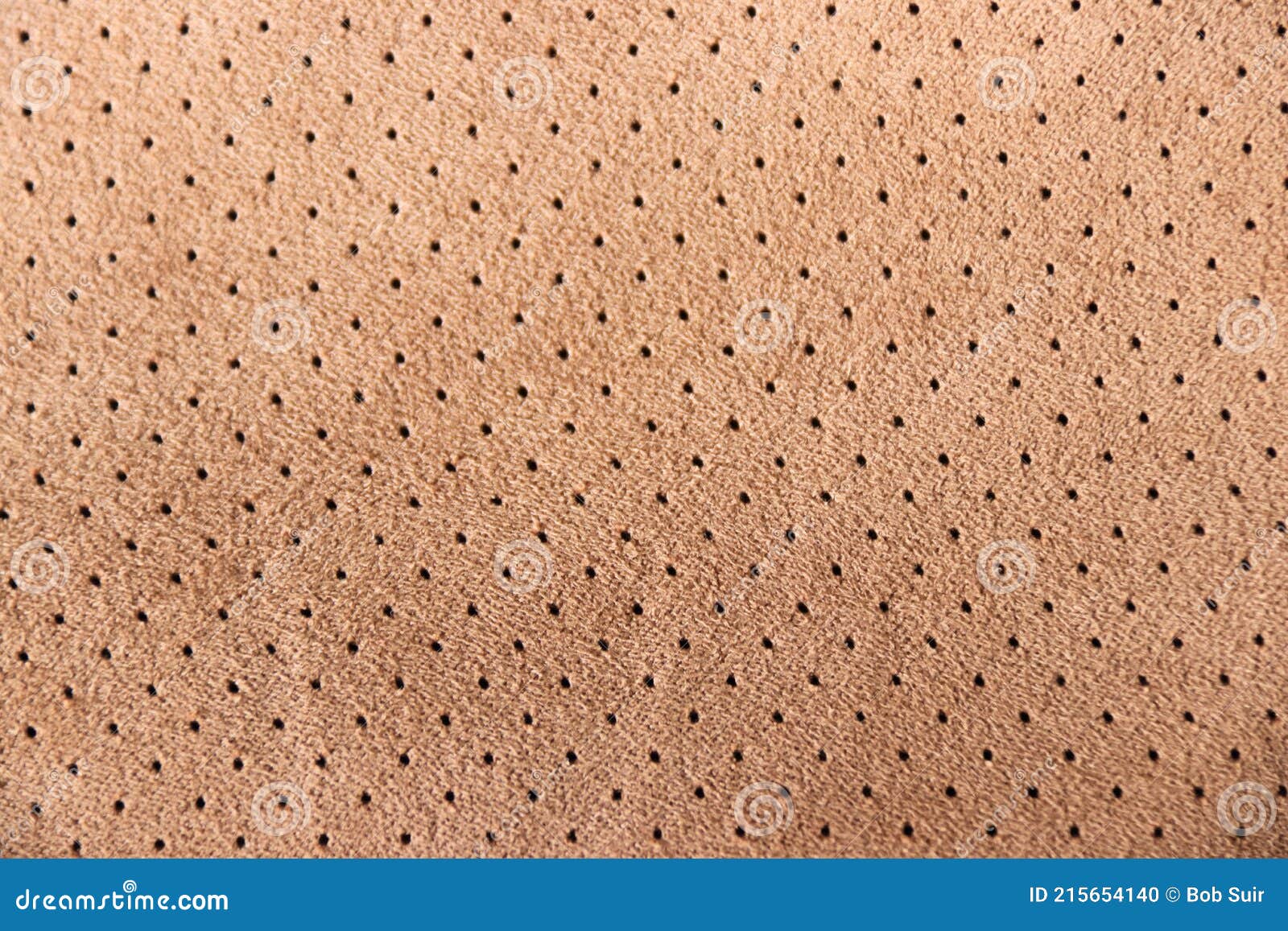 Perforated Brown Suede Leather Texture Pattern Close-up Stock Photo ...