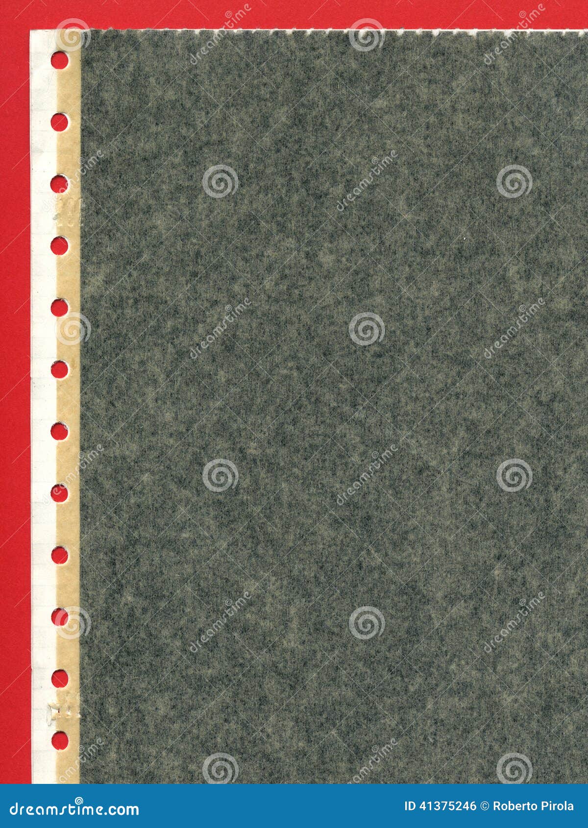 Perforated Carbon Copy Paper Stock Photo - Image of abstract, aged ...