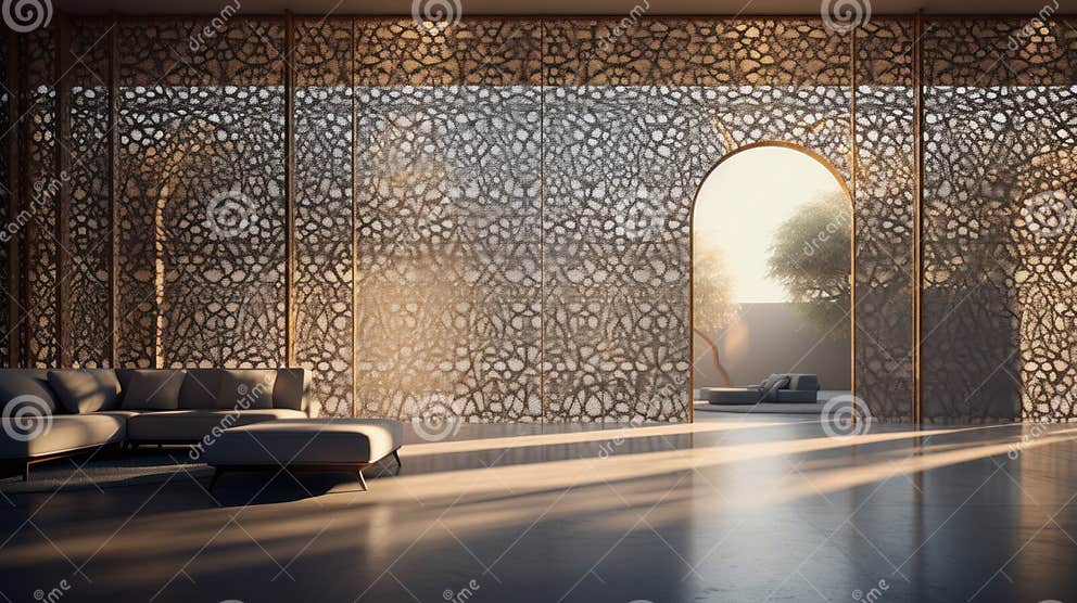 Perforate Design Architecture Stock Illustration - Illustration of ...