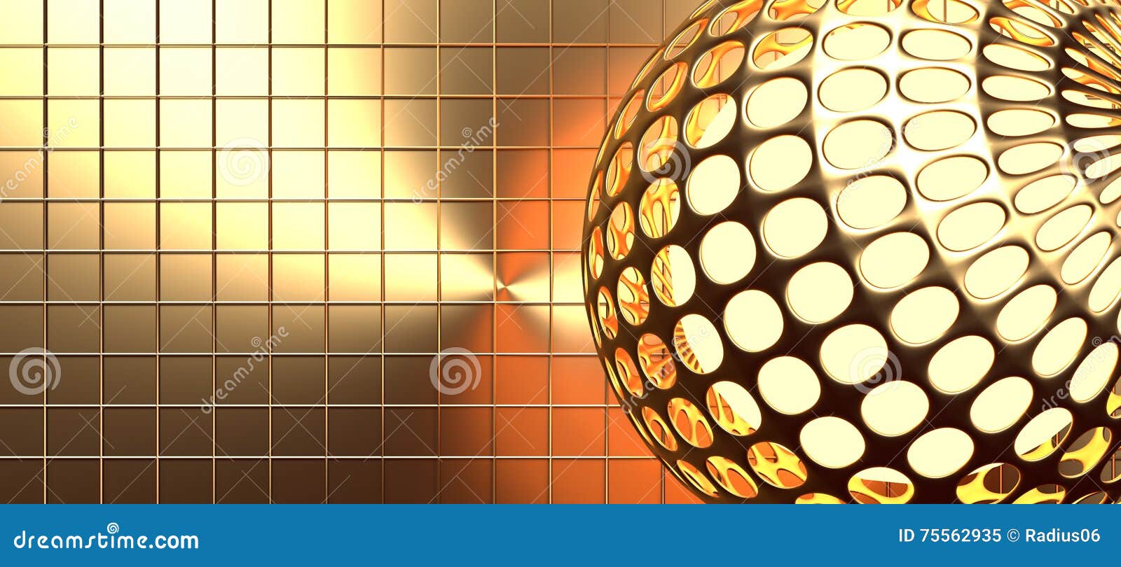 Perforated grid sphere stock illustration. Illustration of empty - 75562935