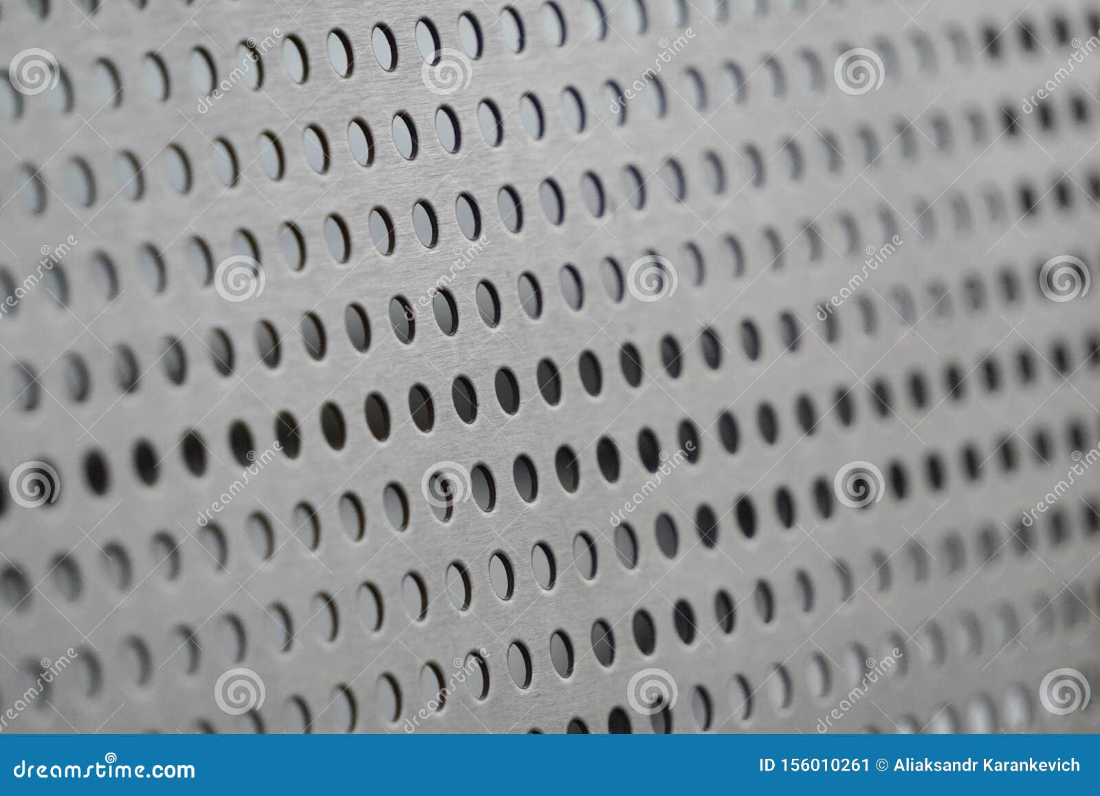 Perforated Iron or Metal Surface, Texture. Metal Plate with Many Stock ...