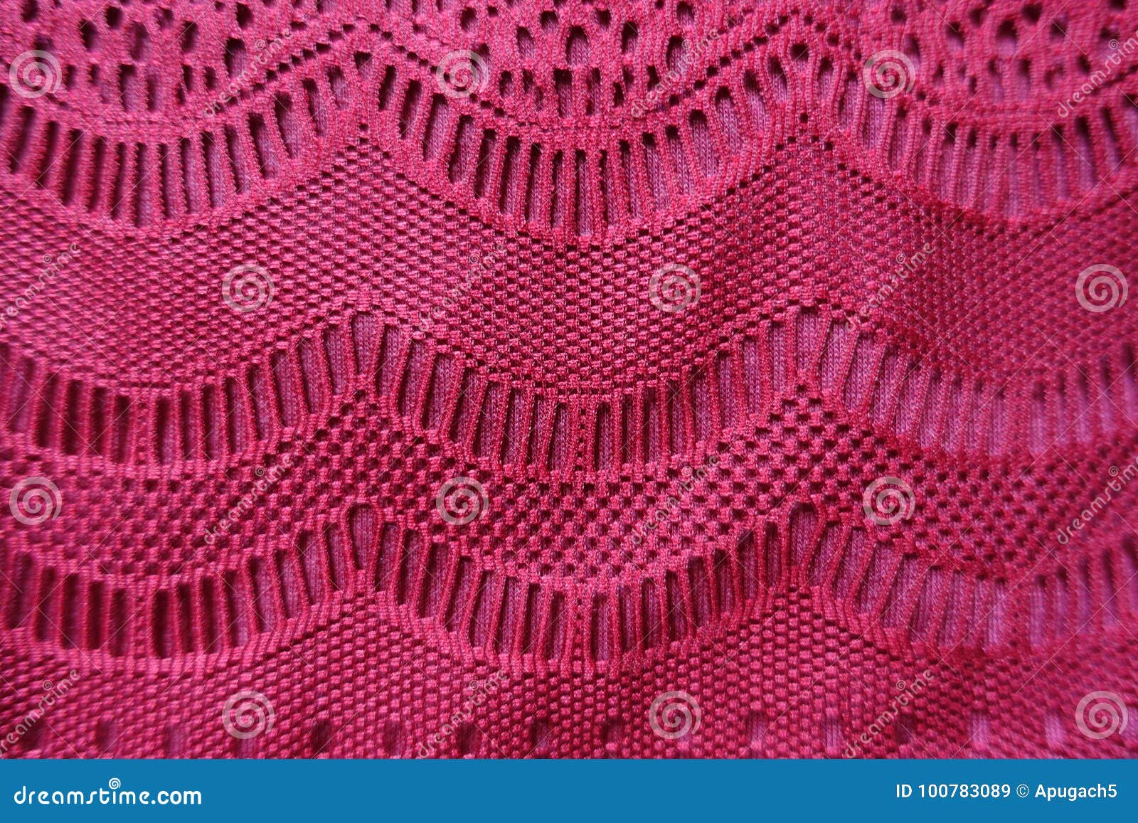 Perforated Lacy Fabric with Waves Pattern Stock Image - Image of fabric ...