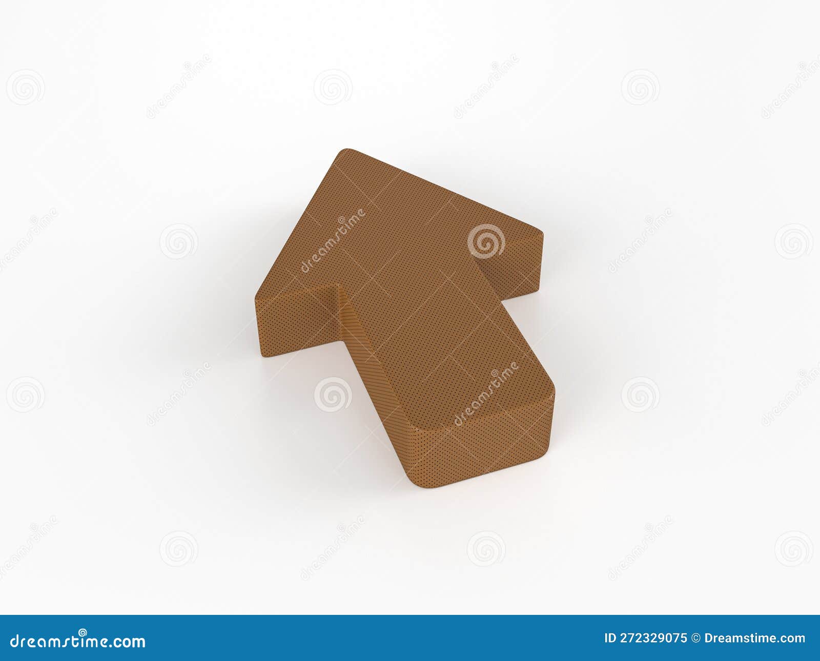 Perforated Leather Arrow Symbol Stock Illustration - Illustration of ...