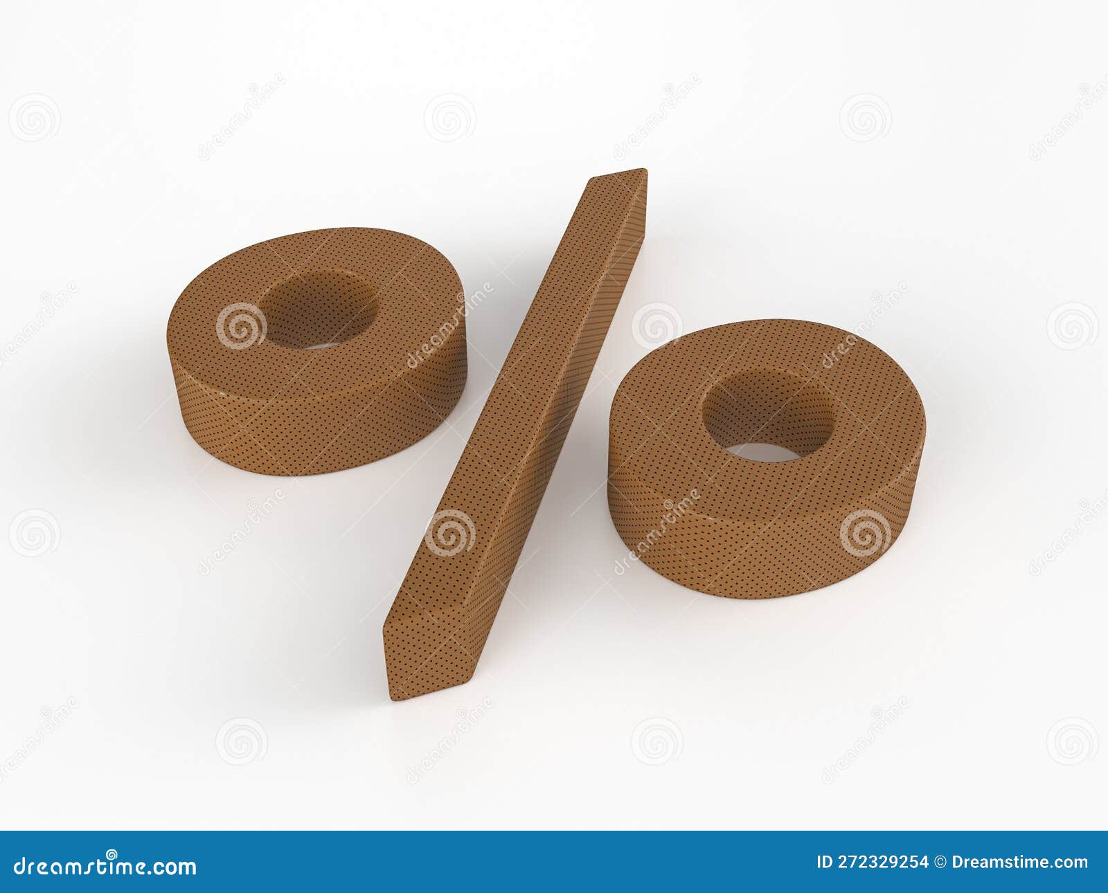 Perforated Leather Percentage Symbol Stock Illustration - Illustration ...