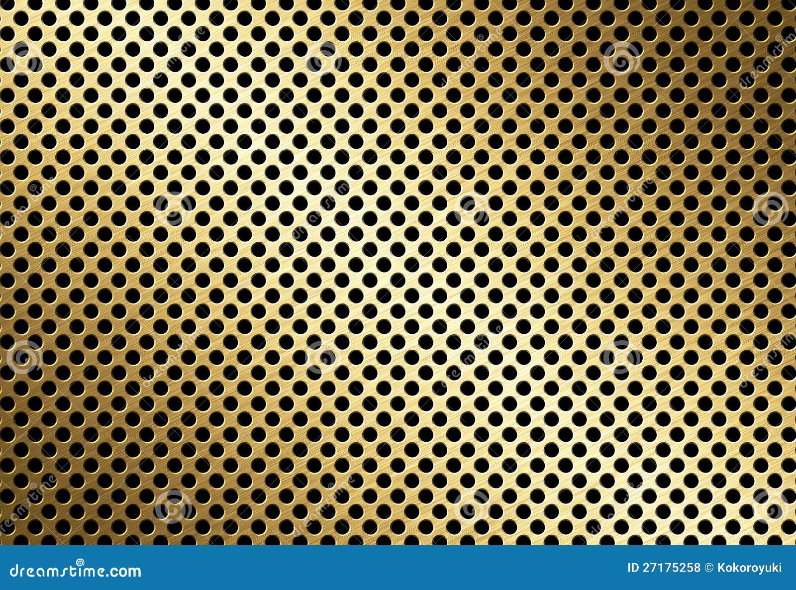 Perforated Metal Background Stock Illustration - Illustration of ...