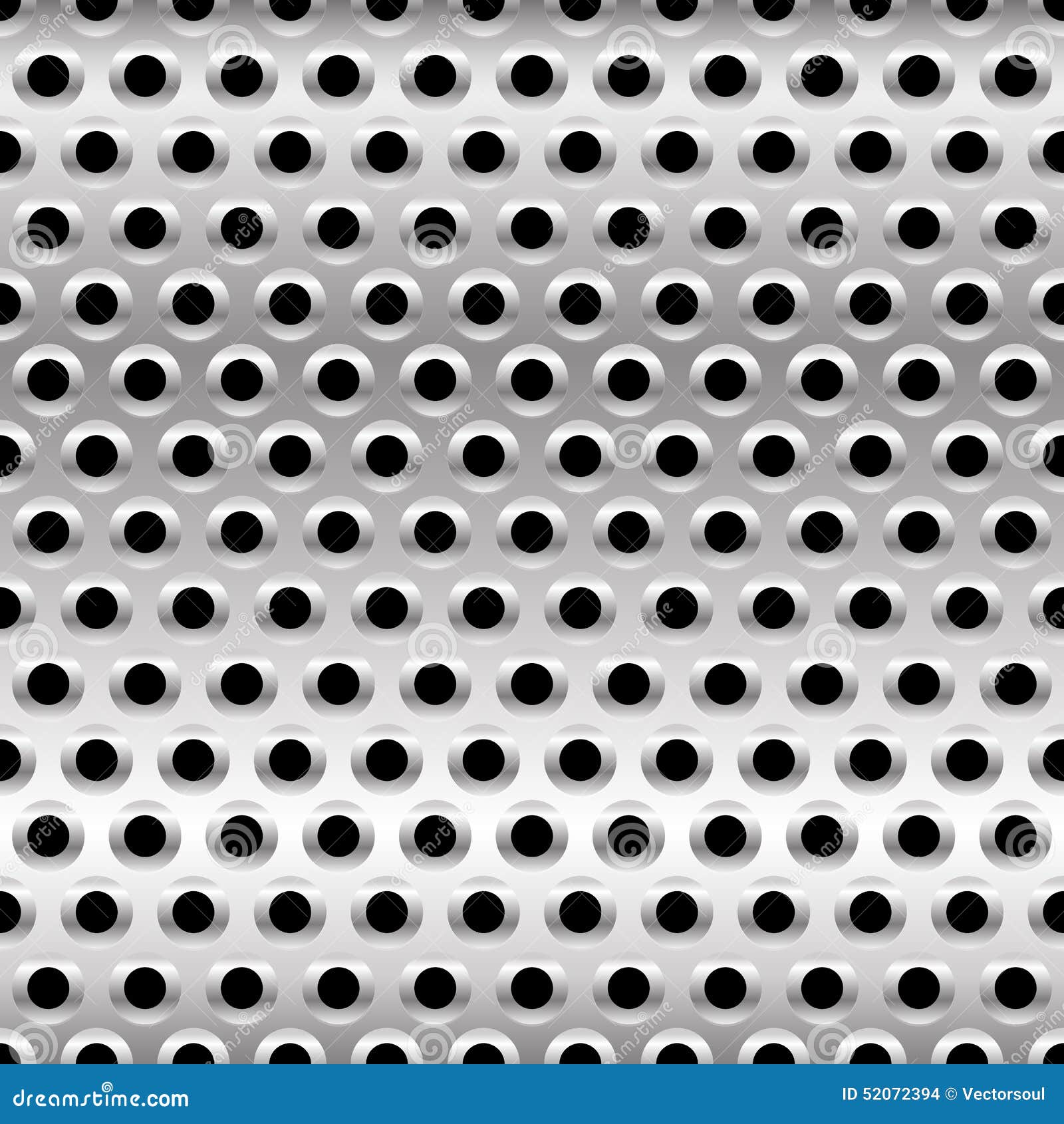 Perforated Metal Background. Punched Metal with Circles Stock Vector ...