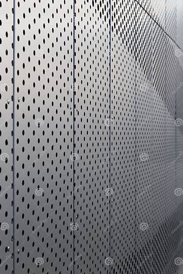 Perforated Metal Panel. Facing of Buildings and Structures Perforated ...