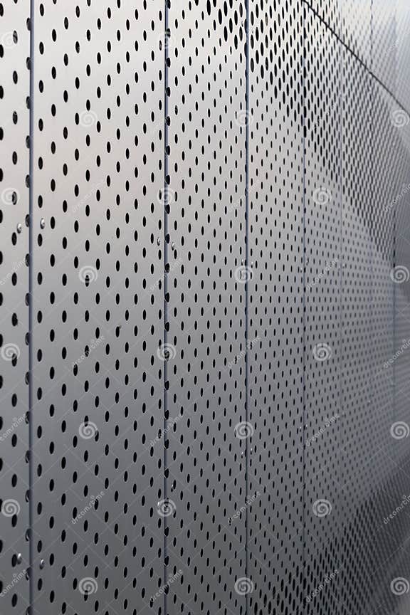 Perforated Metal Panel. Facing of Buildings and Structures Perforated ...
