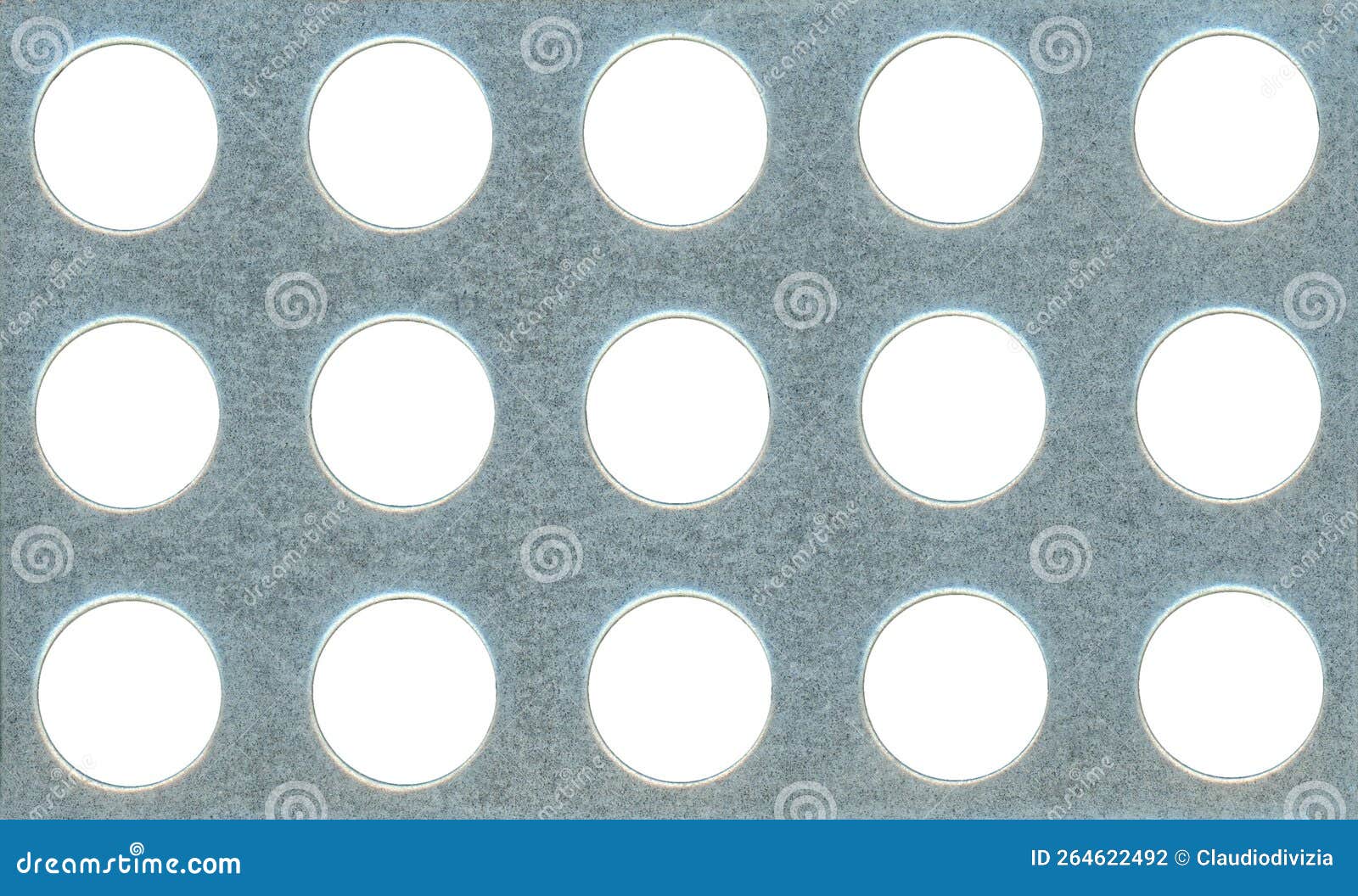 Perforated Metal Sheet Background Stock Photo - Image of hole, surface ...