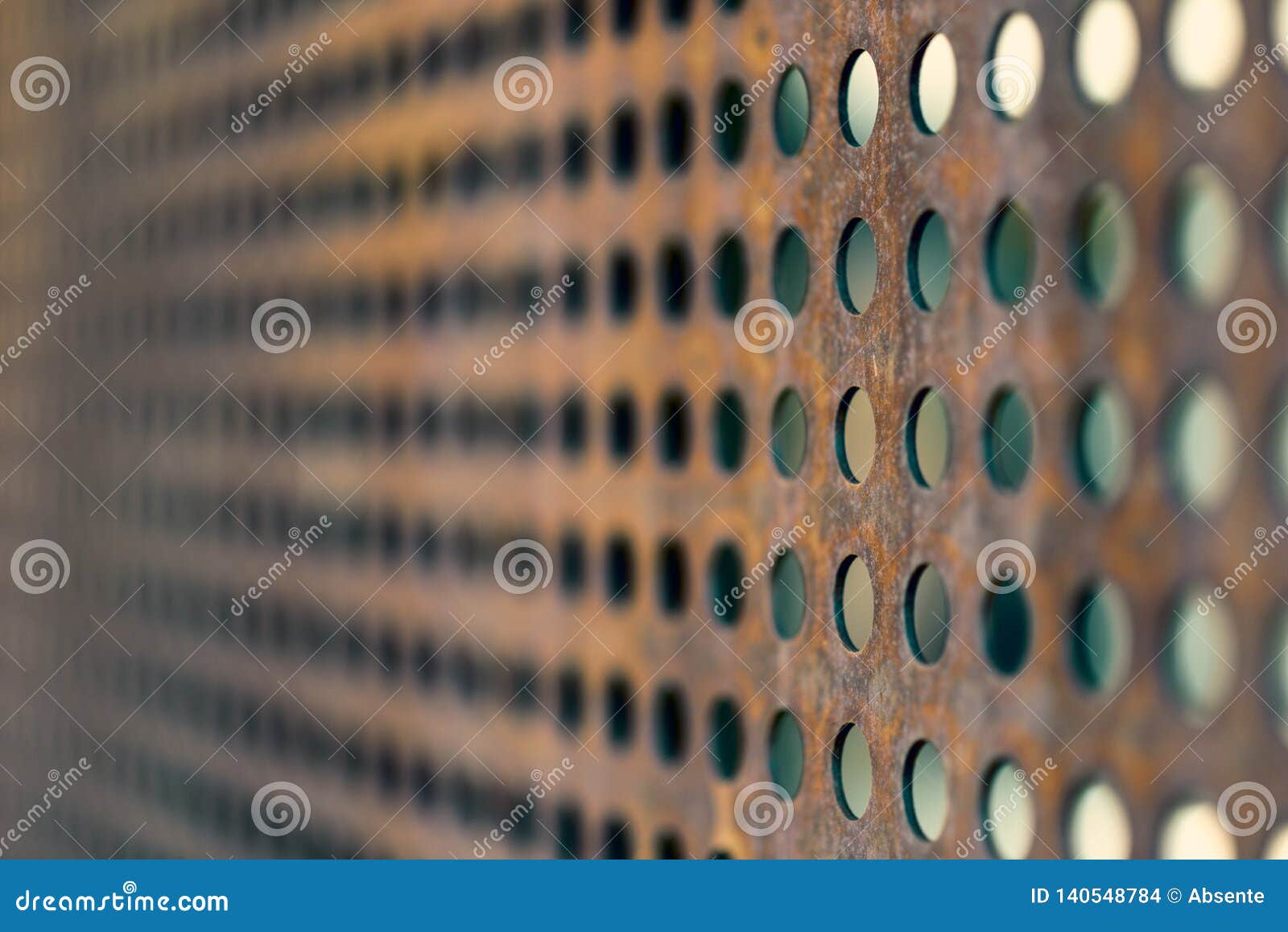 Perforated Metal Structures Stock Photo - Image of iron, holey: 140548784