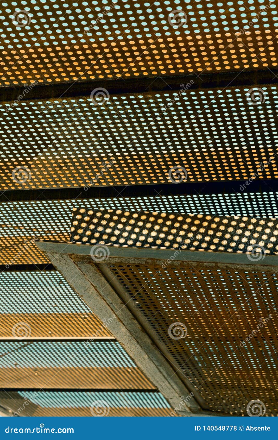 Perforated Metal Structures Stock Photo - Image of holes, perforated ...