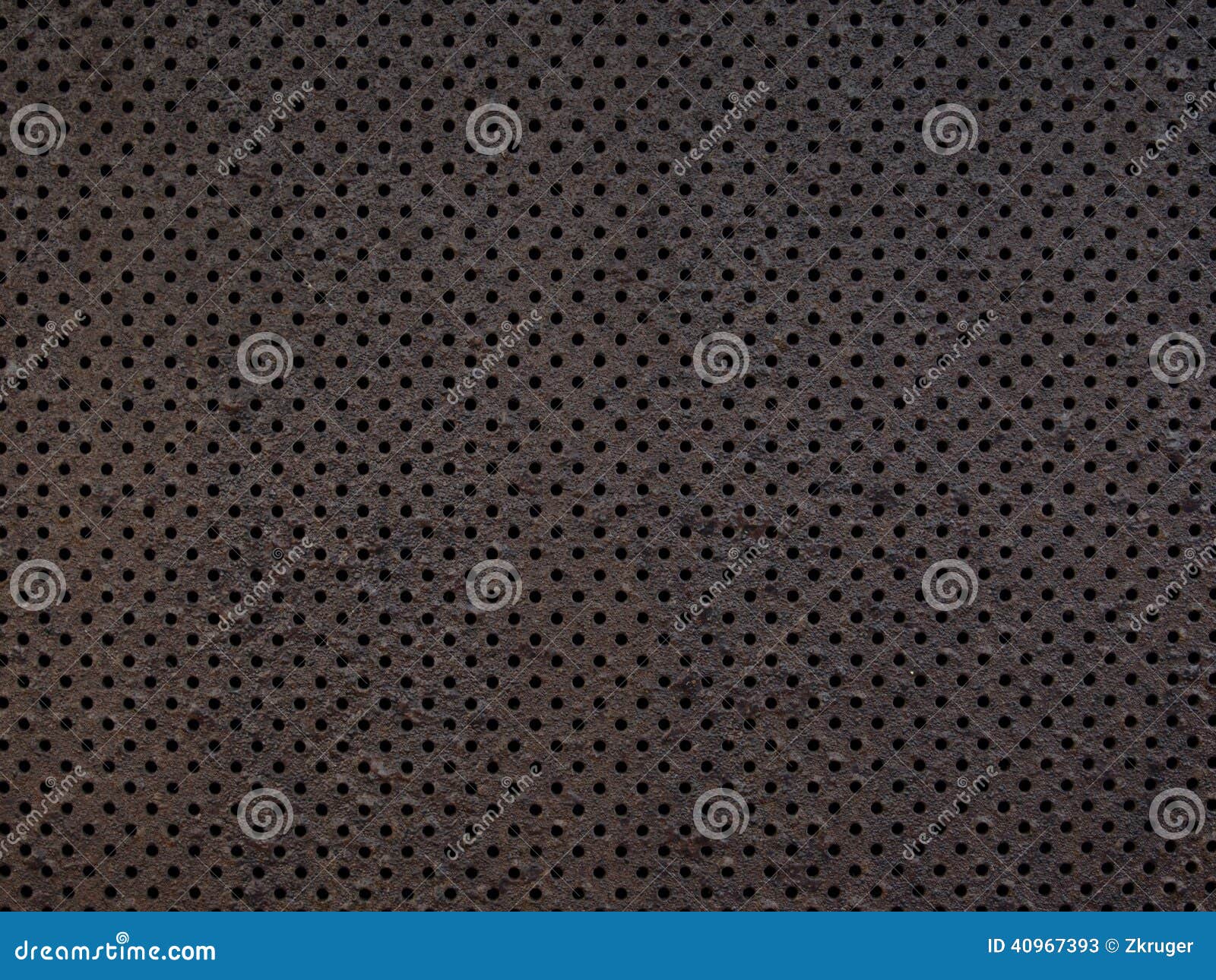 Perforated Metal Texture Background Stock Image - Image of brown ...