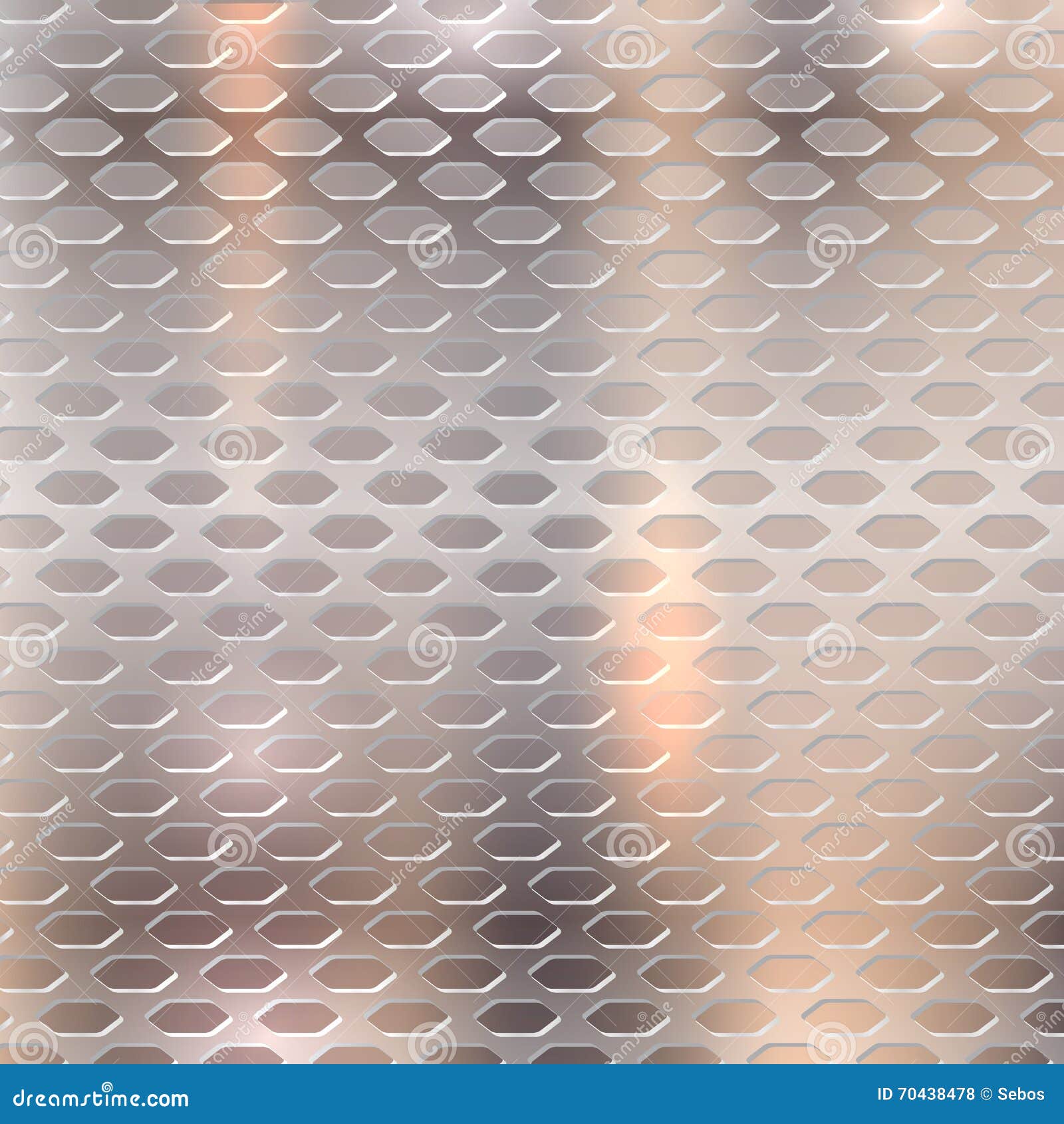 Perforated Metallic Background Brushed Polished Copper Texture, Created ...