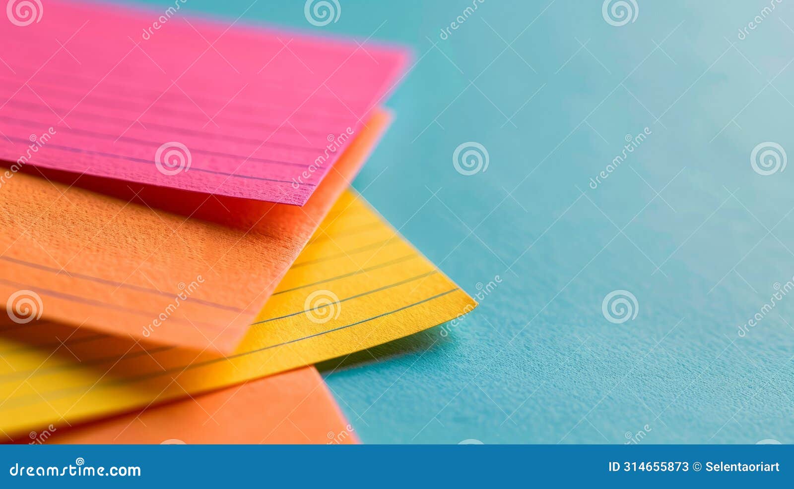 Perforated Note Paper for Easy Tear Stock Illustration - Illustration ...