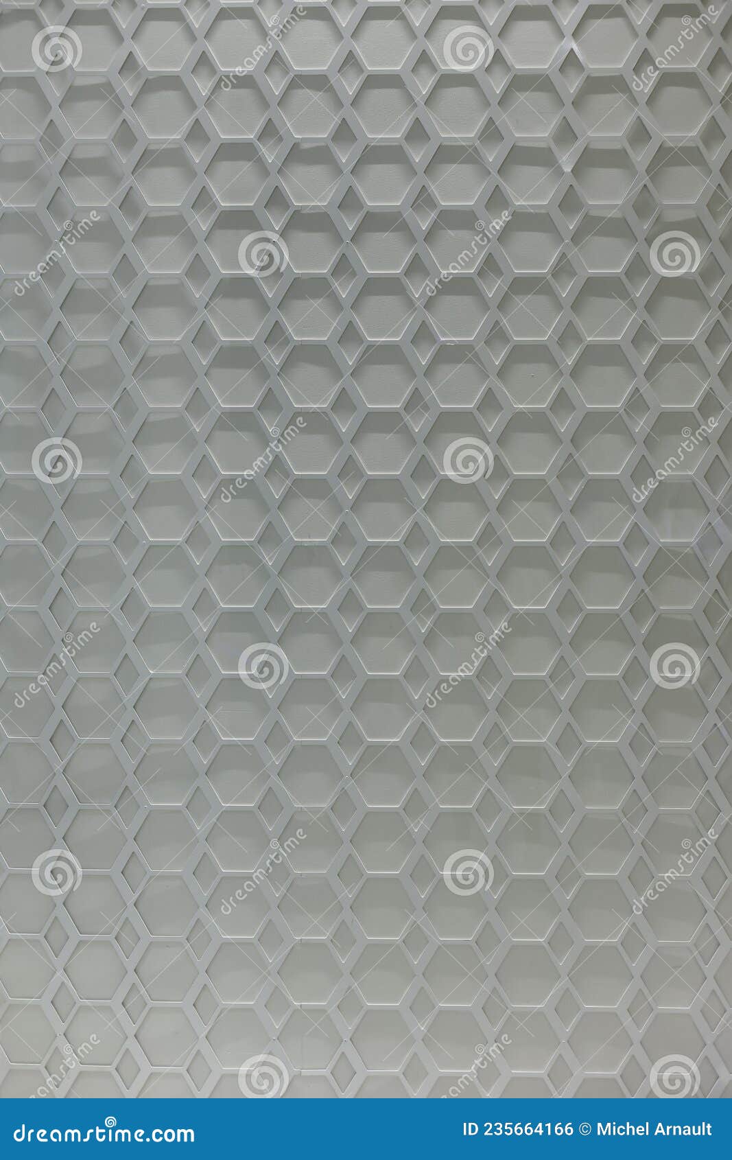 Perforated Panel with Geometric Decorative Metal Design Stock Photo ...