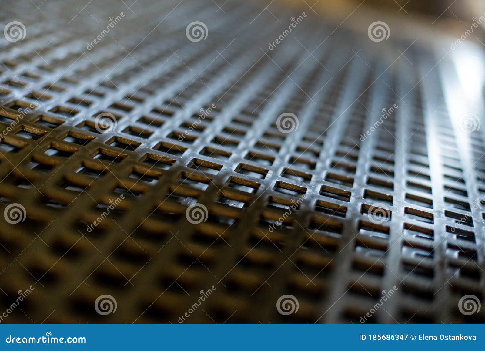 Perforated Shaped Metal Mesh Stock Image - Image of shape, modern ...