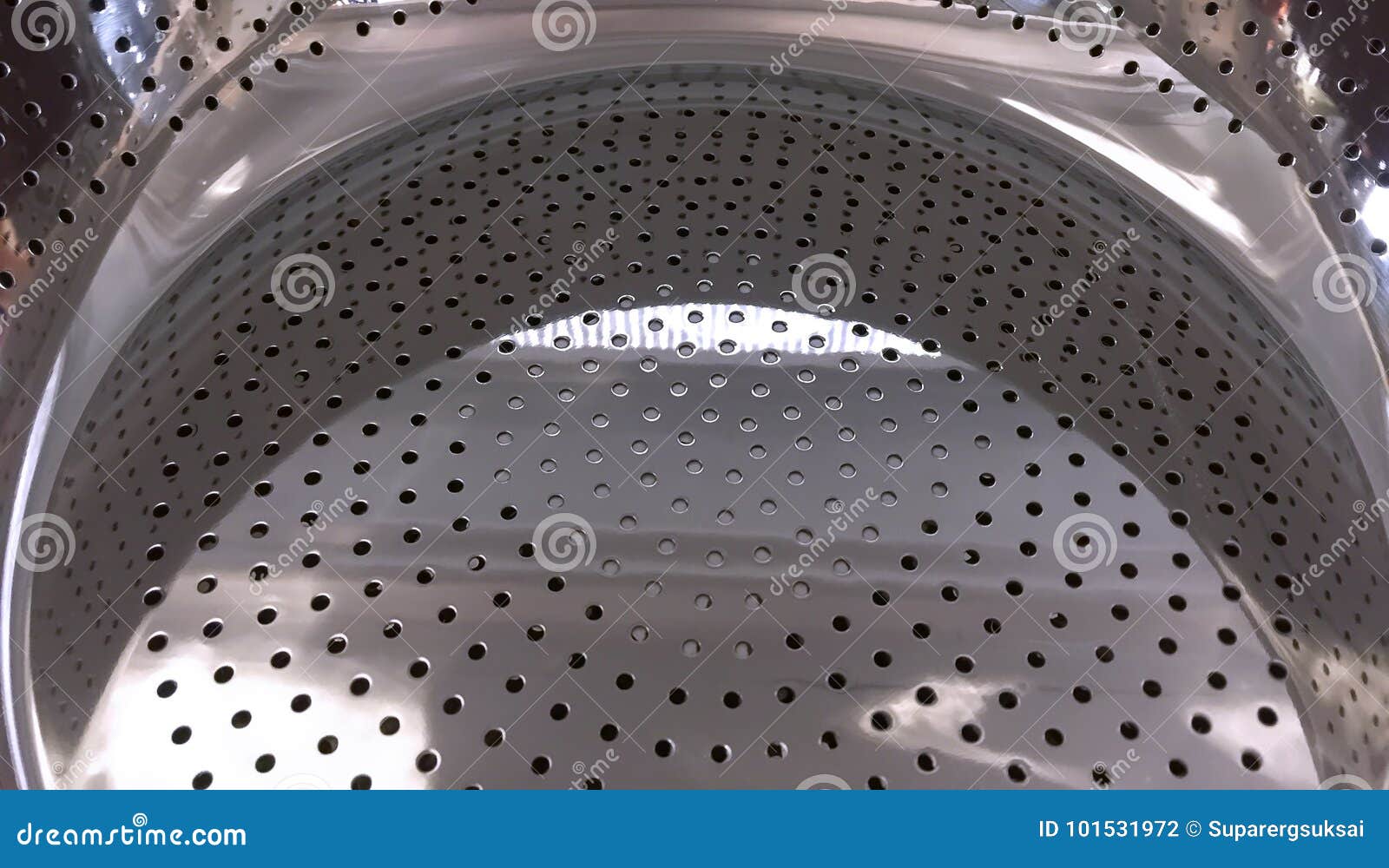 Perforated Stainless Steel Texture Stock Photo - Image of reflected ...
