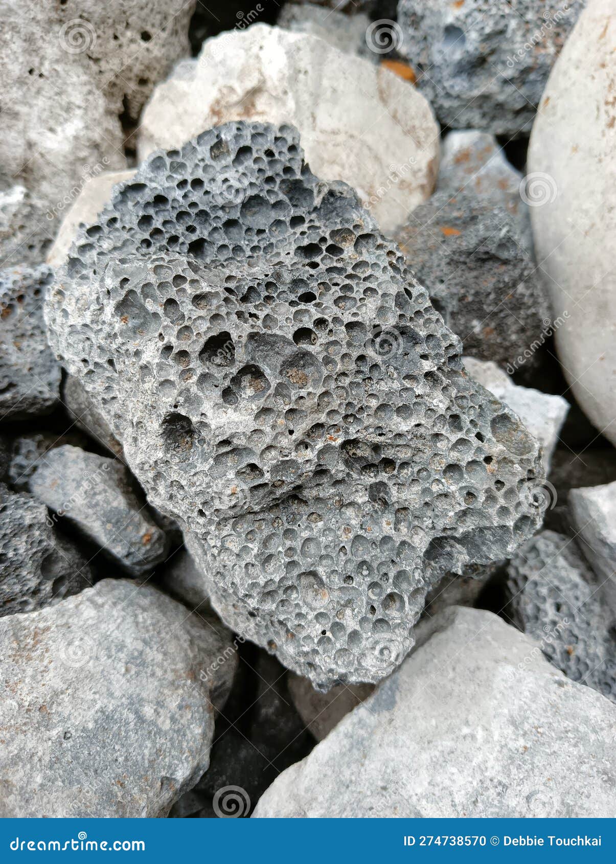 Perforated Stone Due To Natural Factors Stock Photo - Image of natural ...